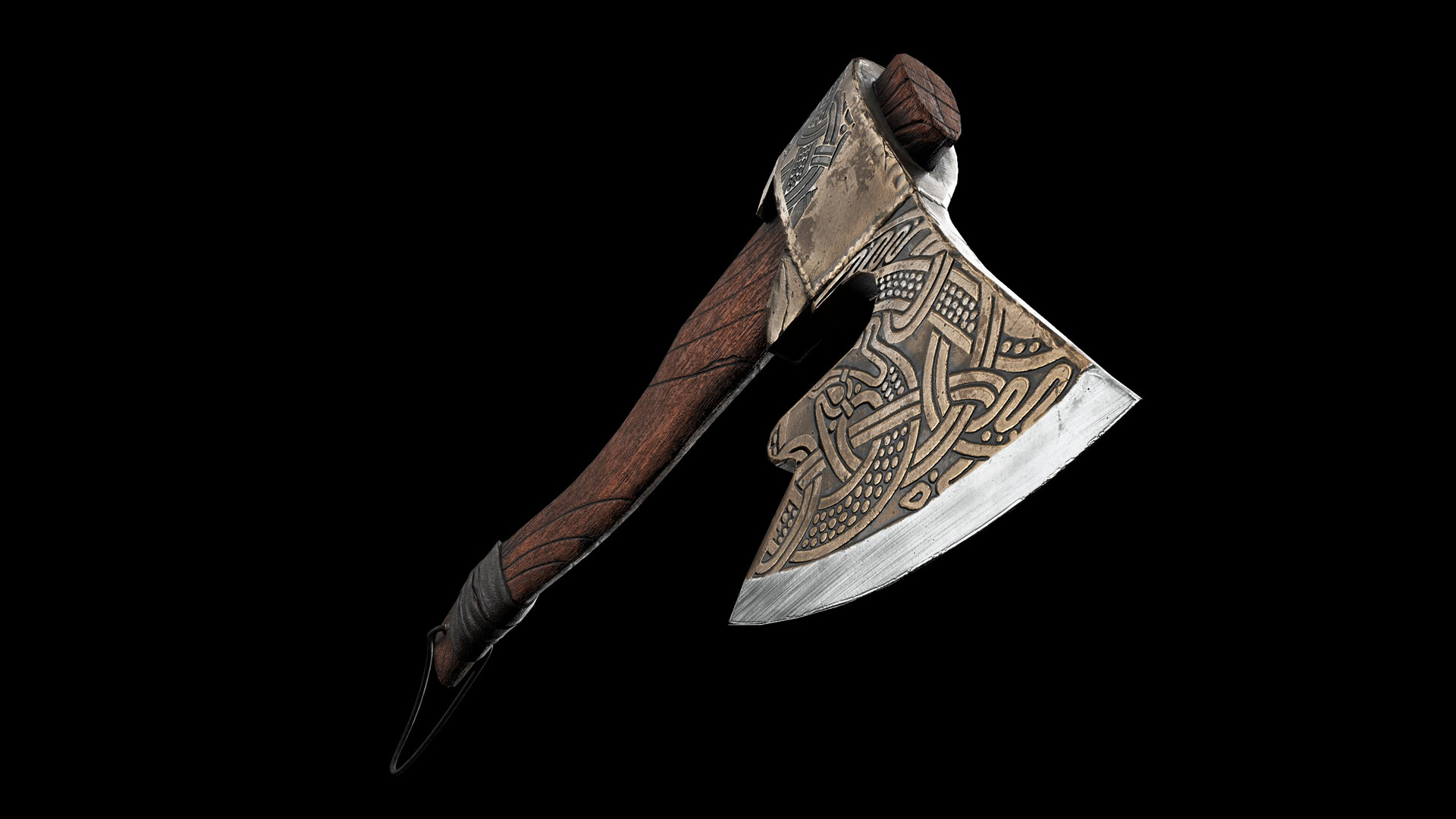 ArtStation - Viking Axe (low poly. game-ready)