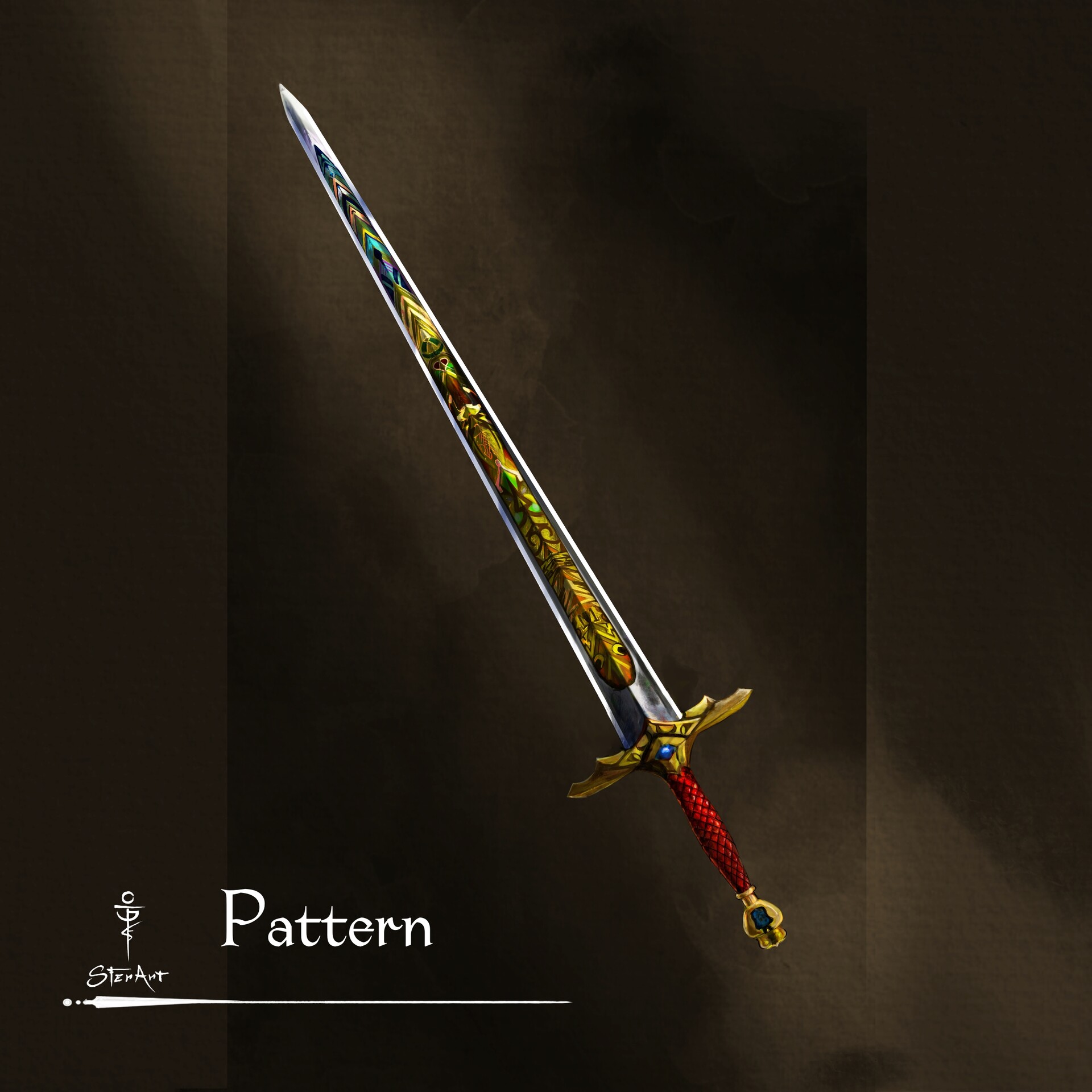 ArtStation - Swordtember 2022, day 27, Pattern