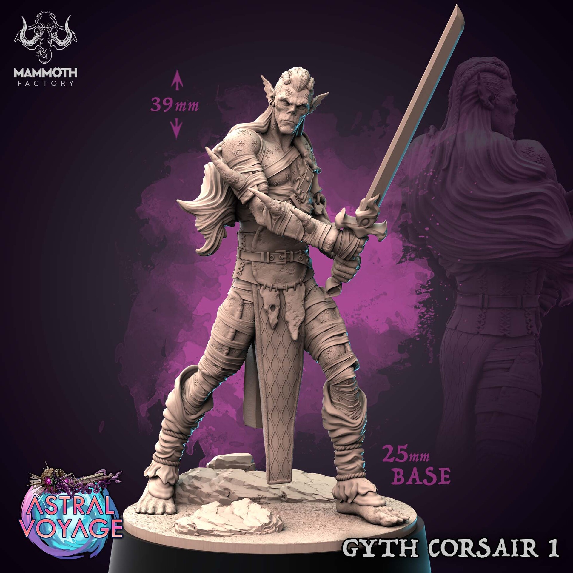 ArtStation - Gyth Corsair 1 - Work done for @MammothFactoryGames