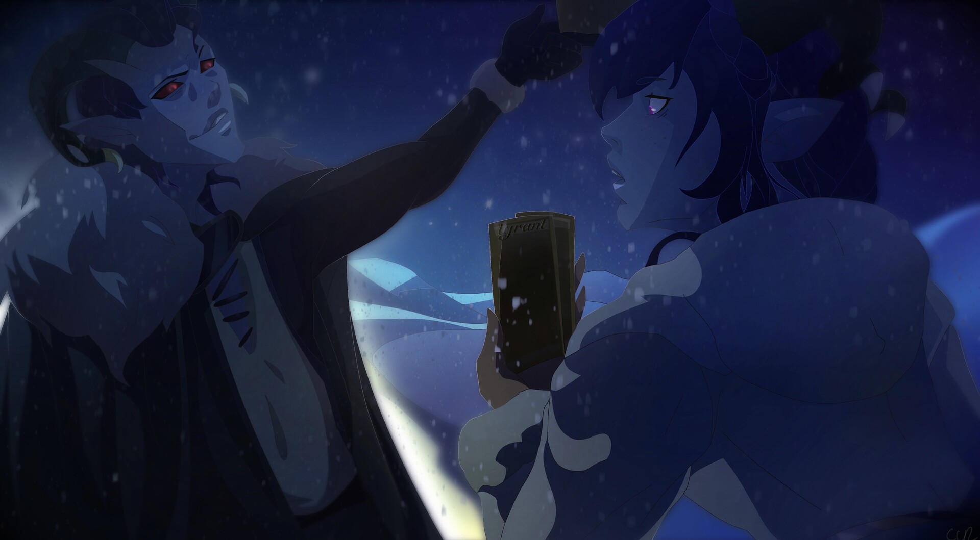 ArtStation - Jester reads Lucien’s tarot (Critical Role)