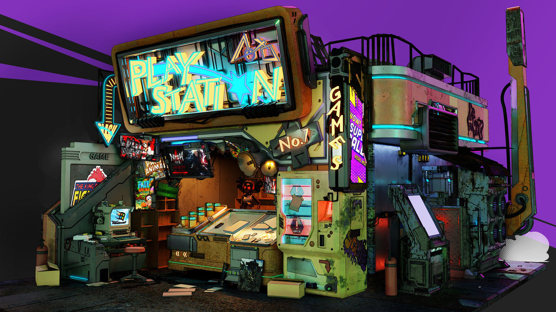 ArtStation - GAME SHOP