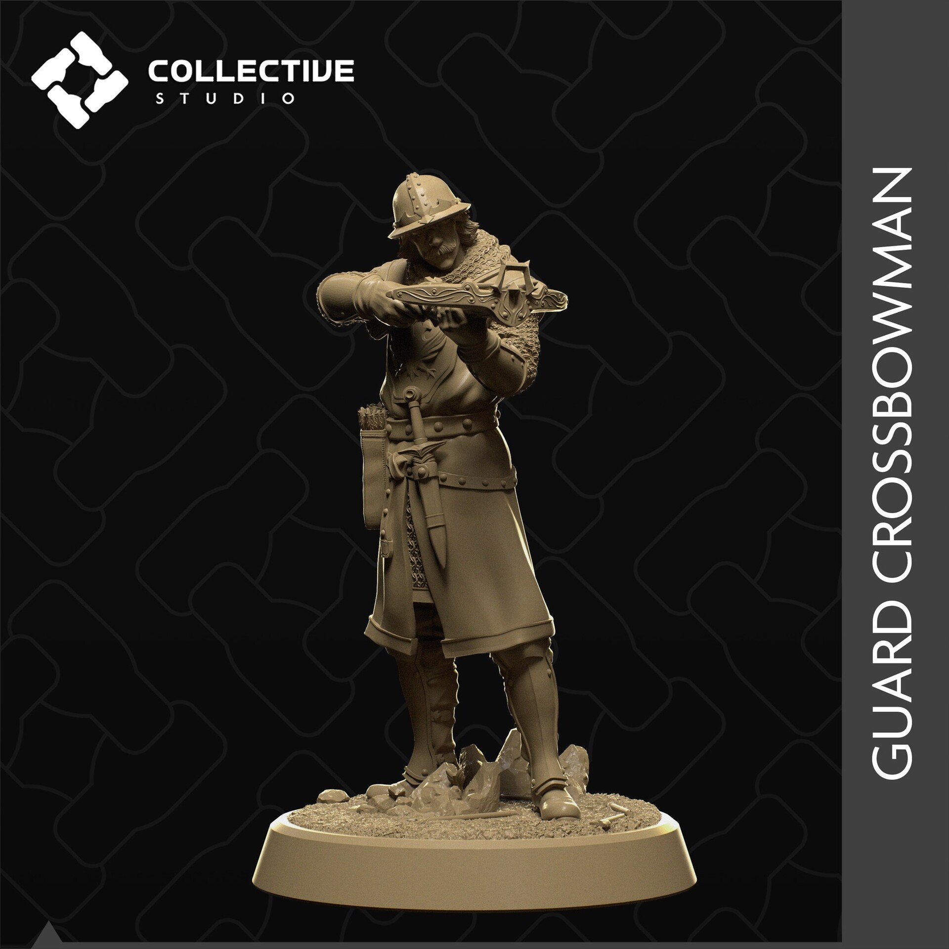 ArtStation - Collective Studio's Guard Crossbowman, Goblin Invasion