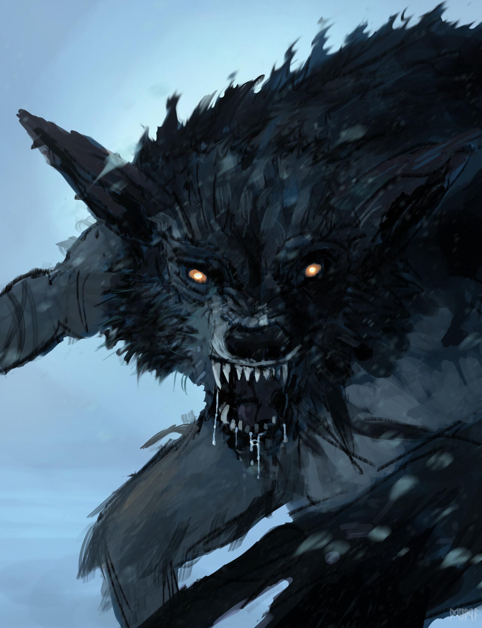 ArtStation - Icekin Werewolf