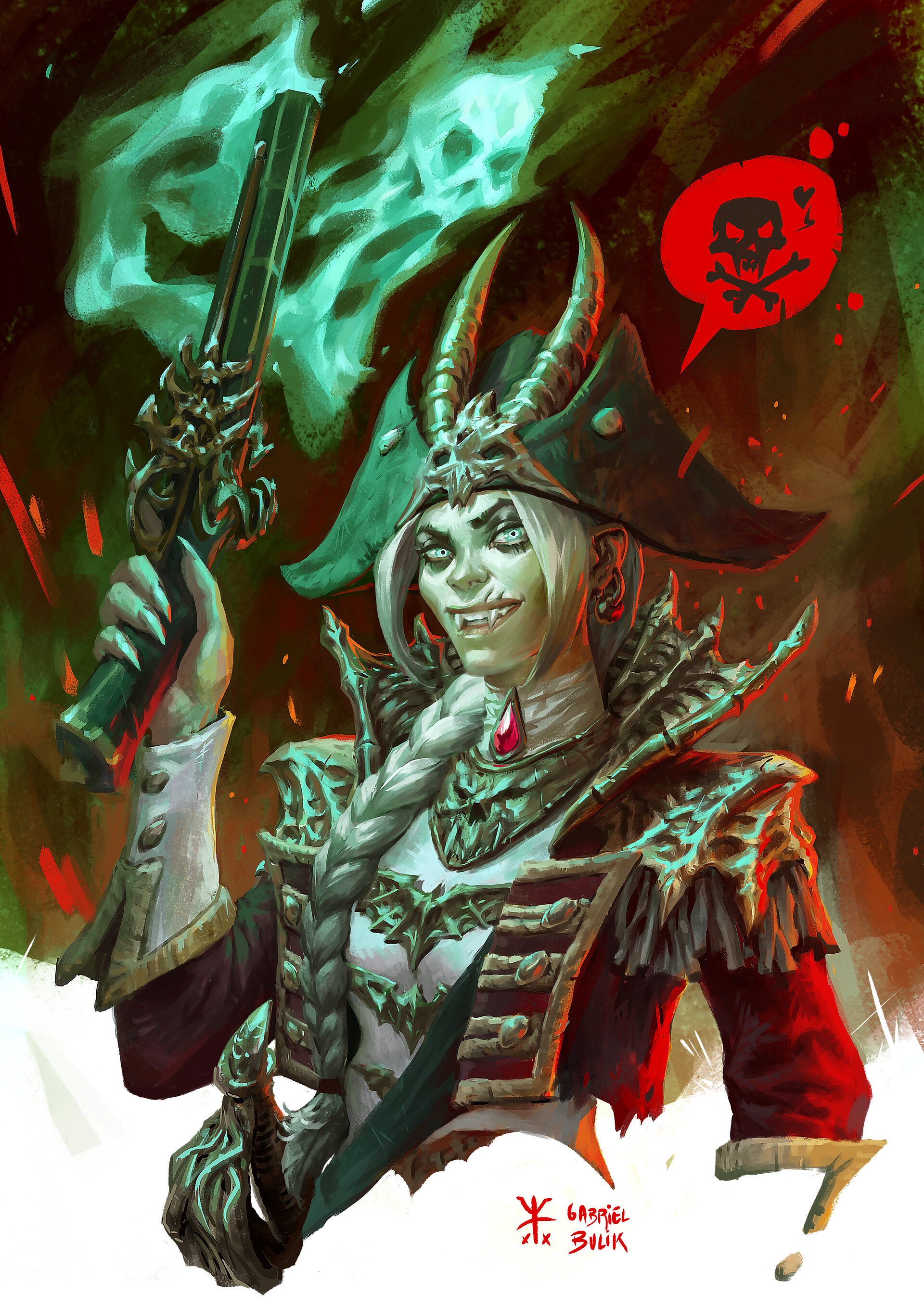 ArtStation - Petronille | Pirate vampire
