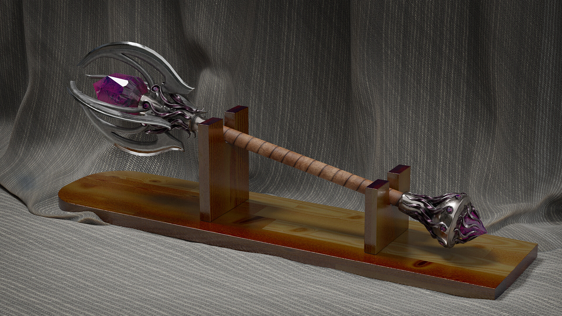 ArtStation - fantastic mace - ax