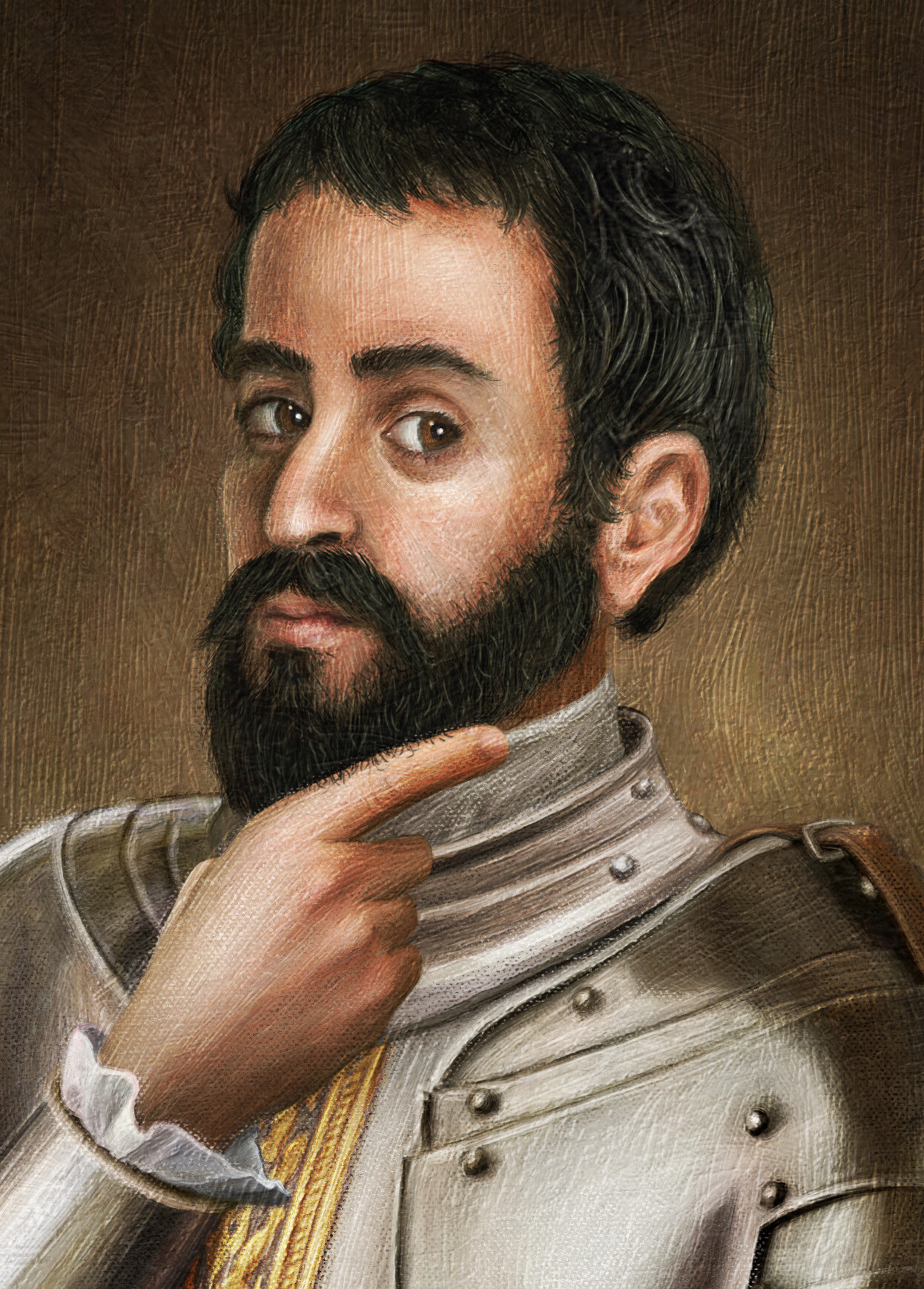 hernando de soto color picture