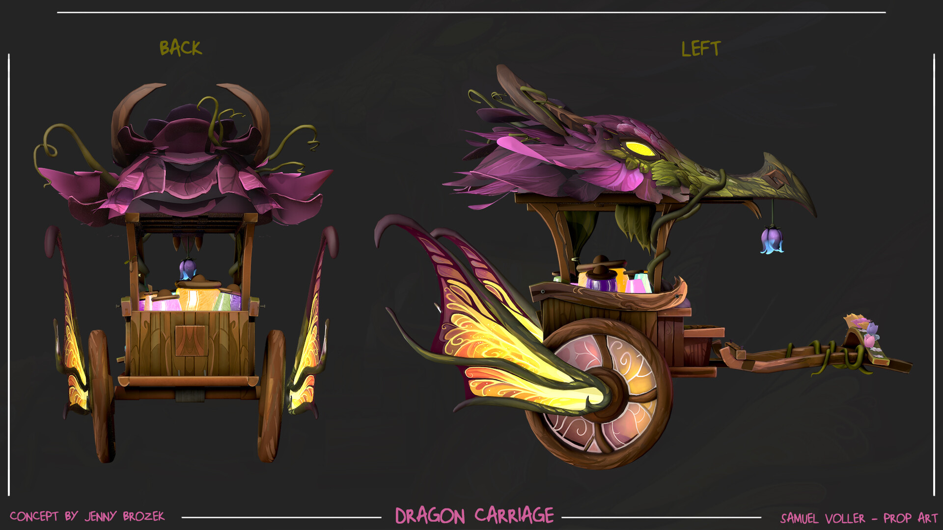 Samuel Voller - Dragon Carriage: Artstation Challenge 2022 - Dragon's Rise