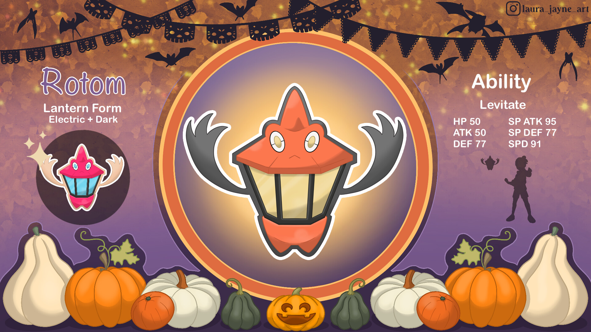 ArtStation - Hallowed Pokémon - Rotom