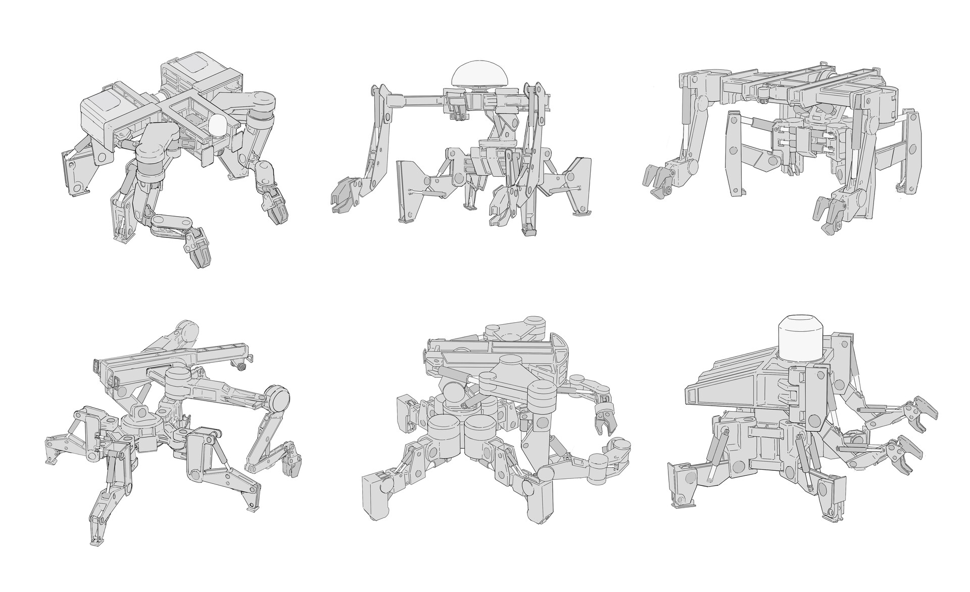 ArtStation - Mech Ideations