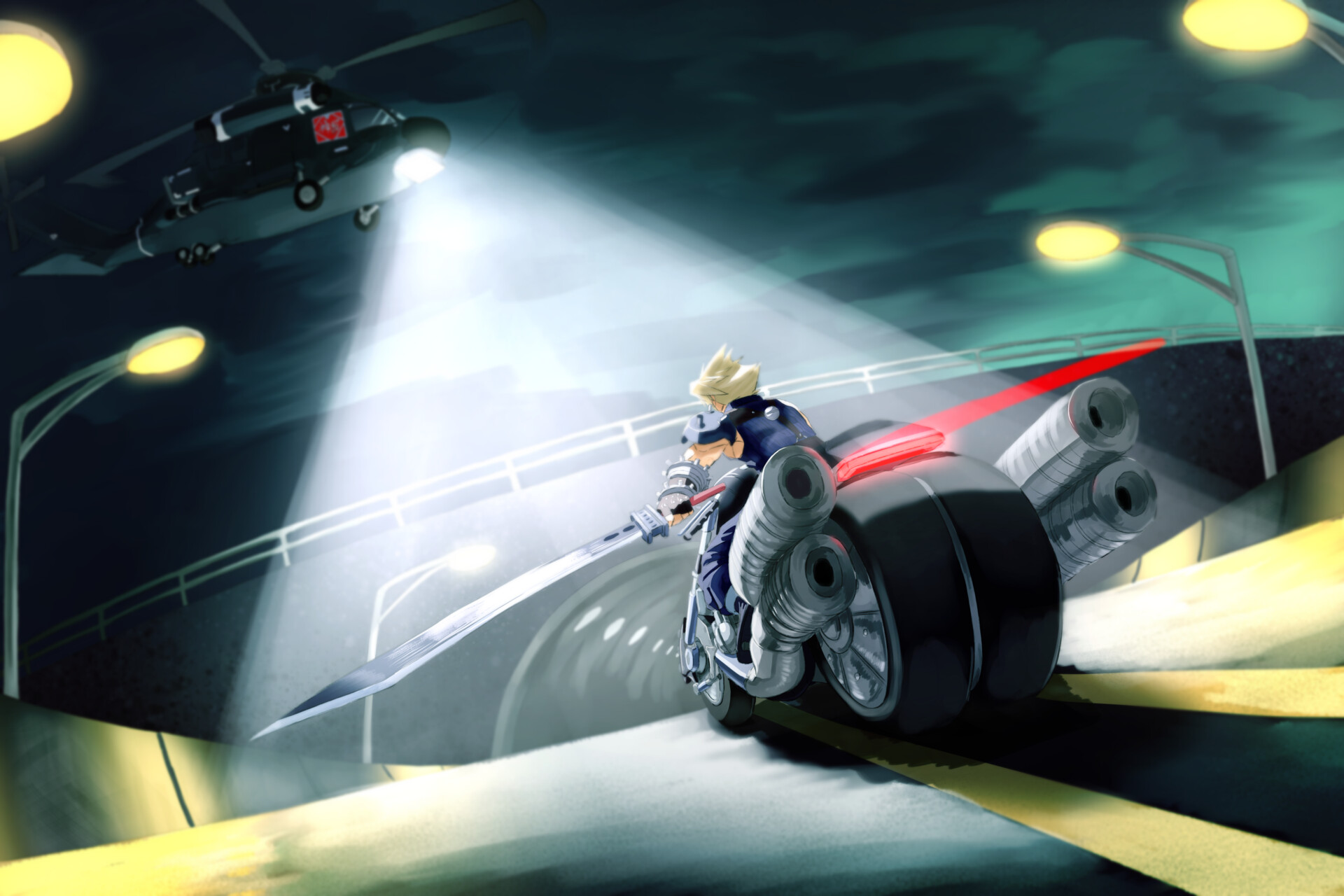 ArtStation - Midgar Expressway (2021)