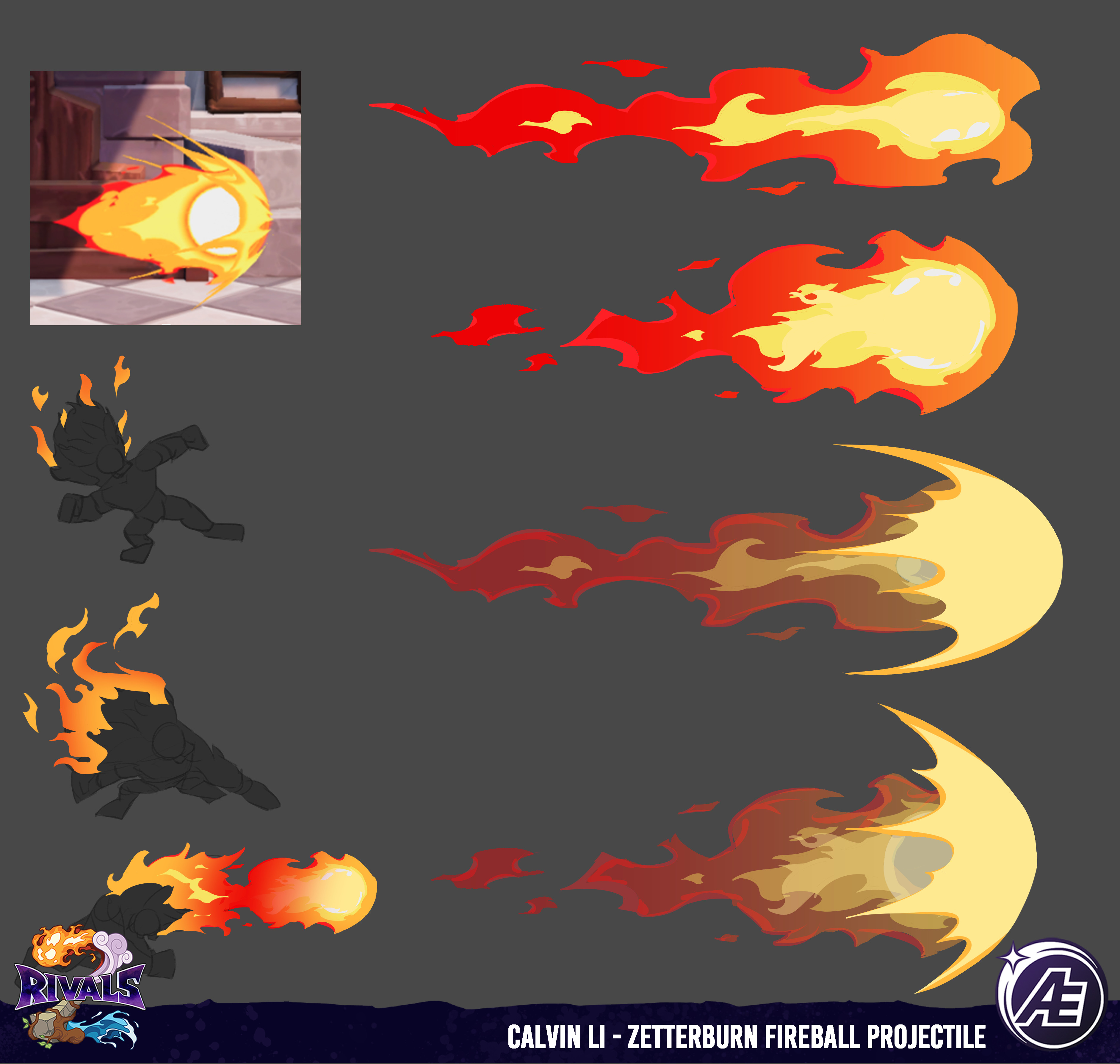 Calvin Li - Rivals of Aether 2 - Zetterburn VFX Concepts