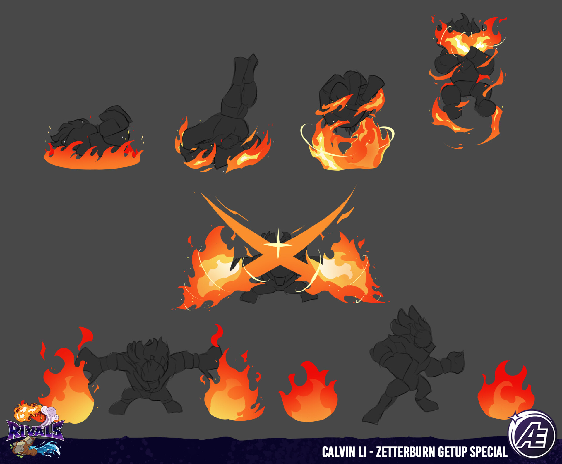 Calvin Li - Rivals of Aether 2 - Zetterburn VFX Concepts