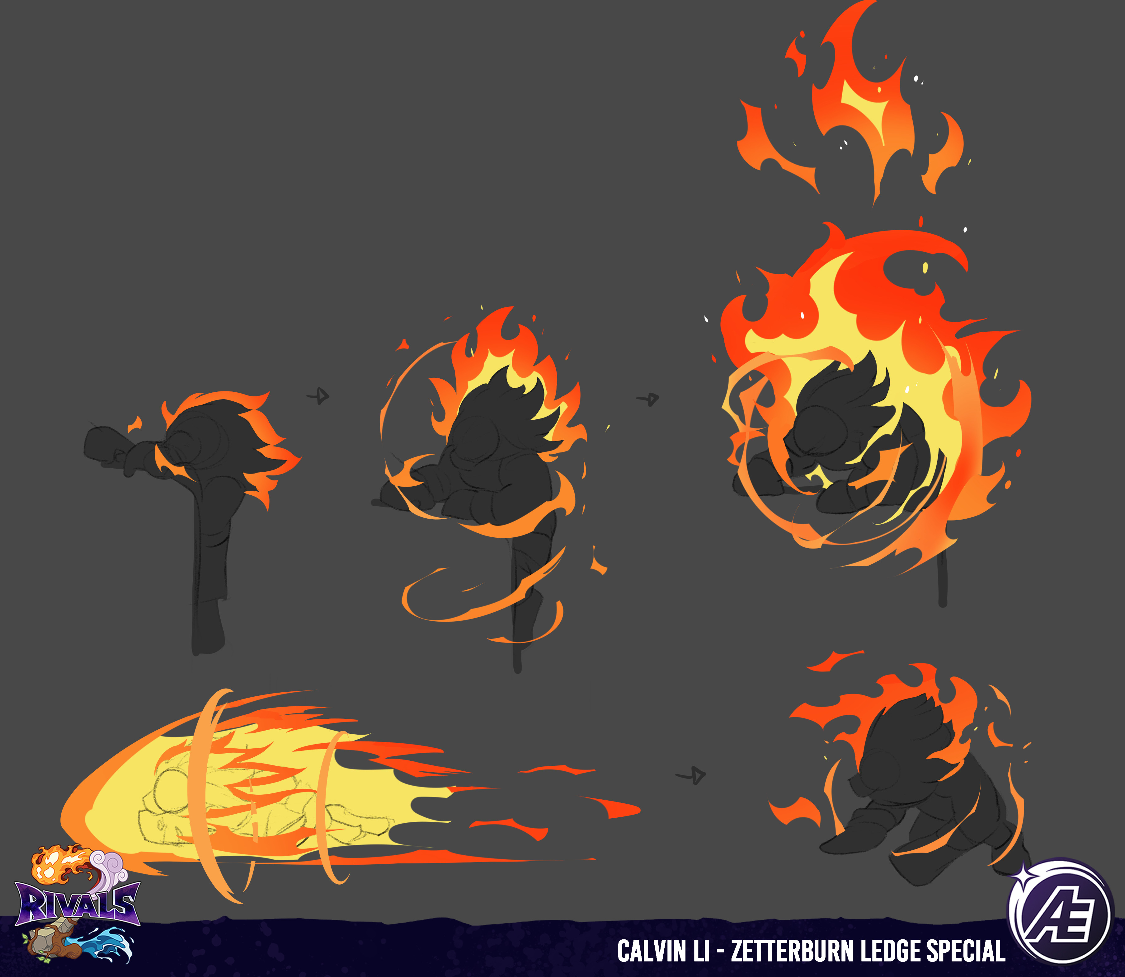 Calvin Li - Rivals of Aether 2 - Zetterburn VFX Concepts