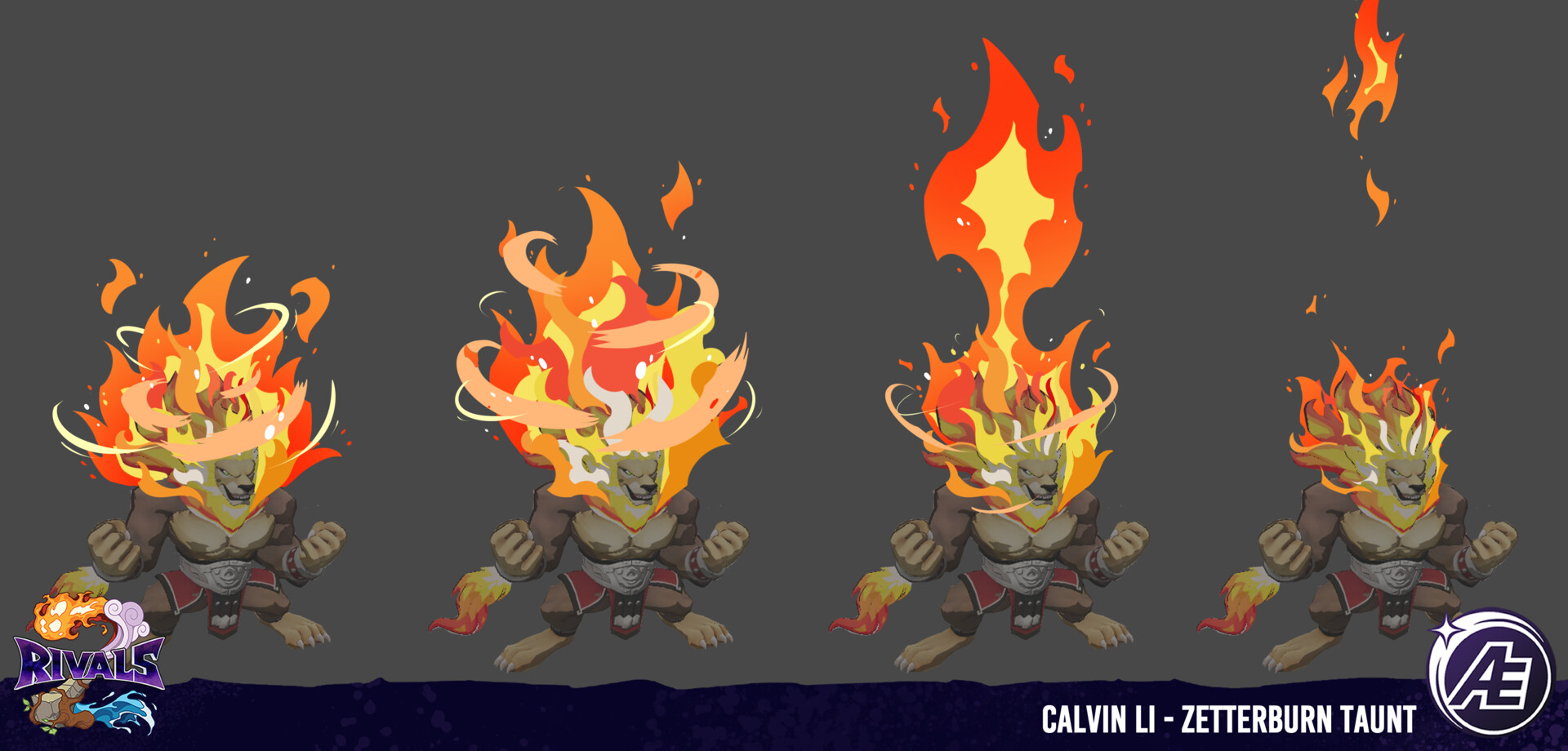 Calvin Li - Rivals of Aether 2 - Zetterburn VFX Concepts