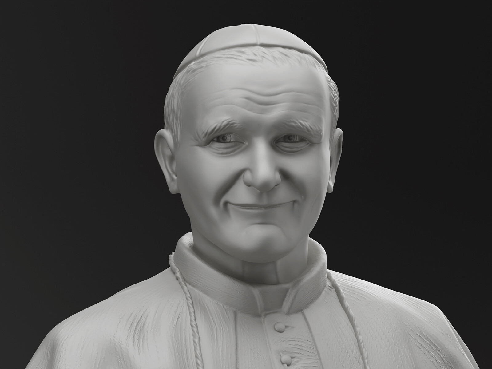 Design Studio "Monaco Felice" - Sculpture of Pope John Paul II the Great