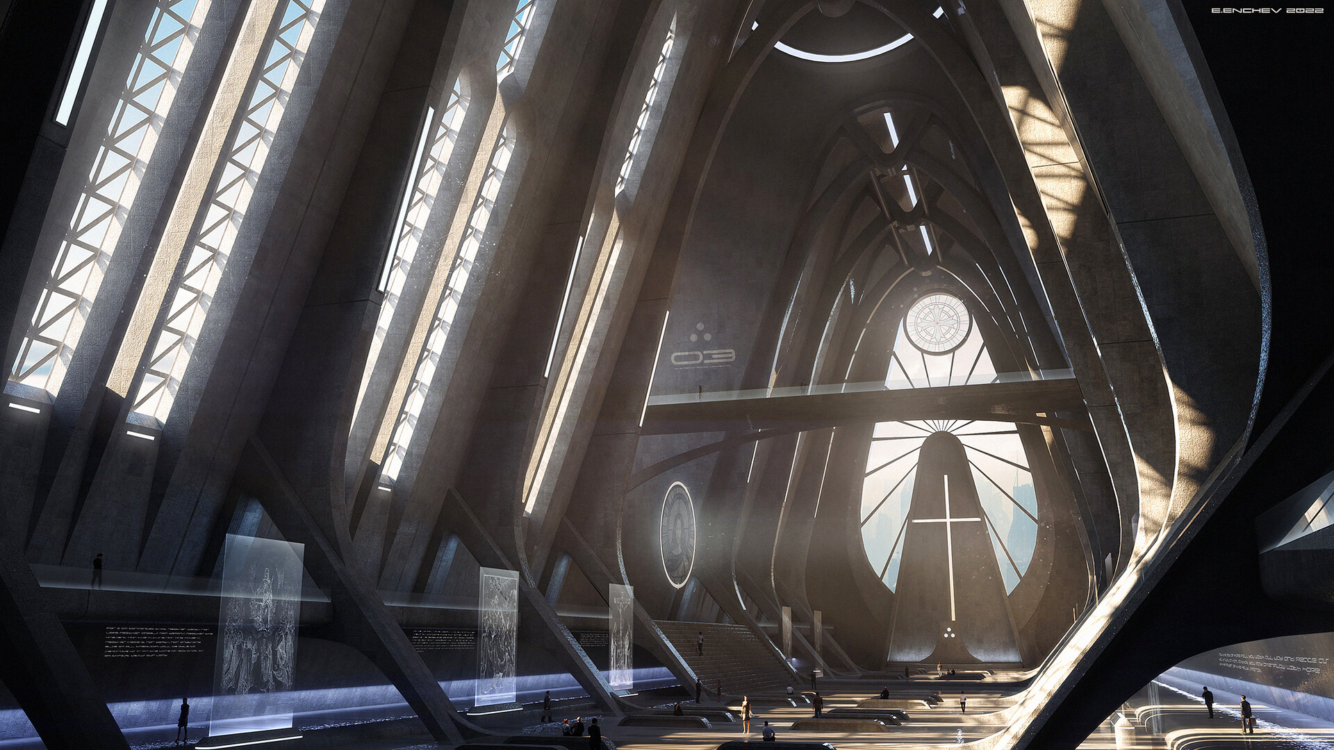 The Neo Trinity Cathedral, Encho Enchev : r/ImaginaryFuturism