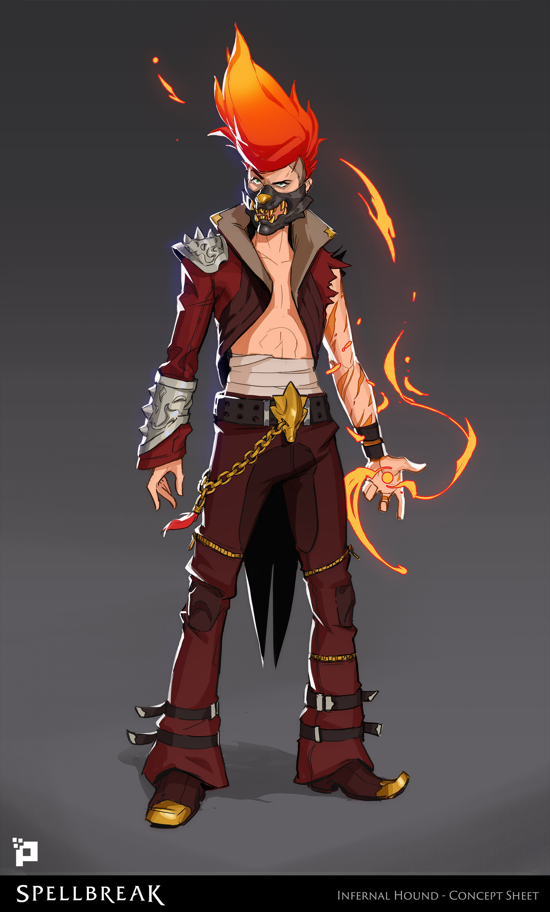 Gary Tanaka - Spellbreak - Infernal Hound