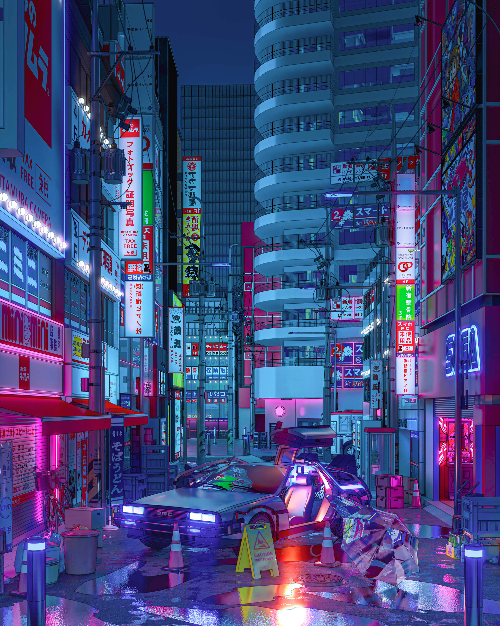 ArtStation - Midnight district