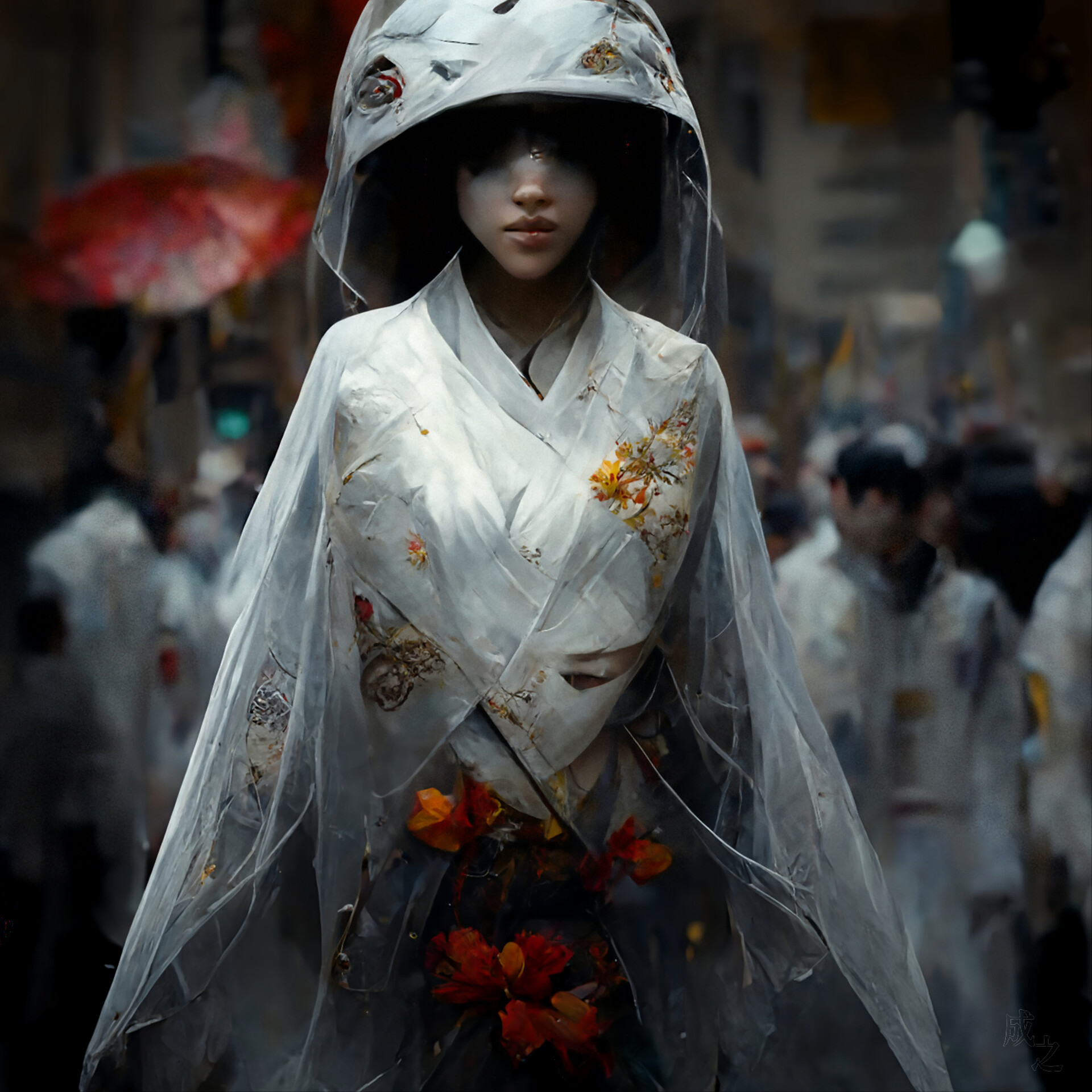 ArtStation - Japanese Fox Wedding Parade 1