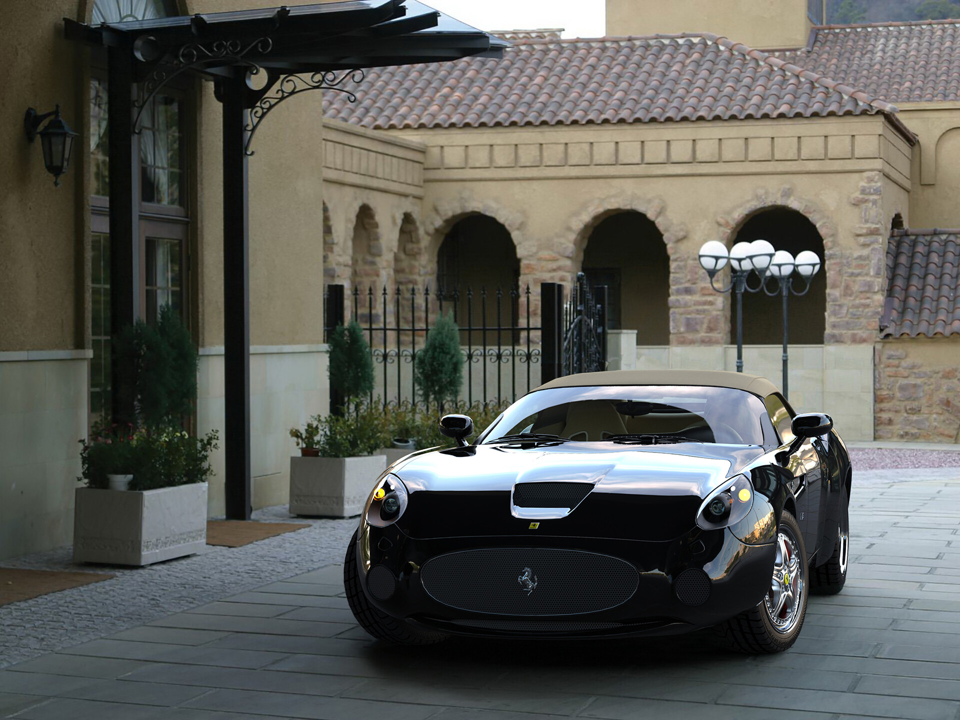 ArtStation - Ferrari 550 GTZ 3D model