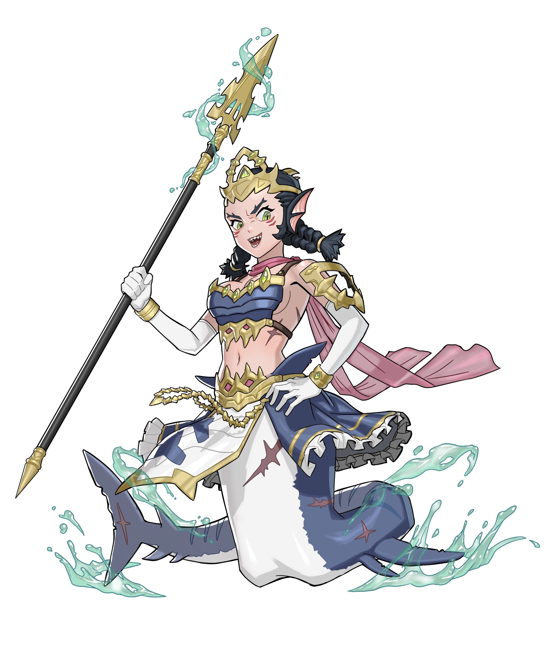 ArtStation - shark princess