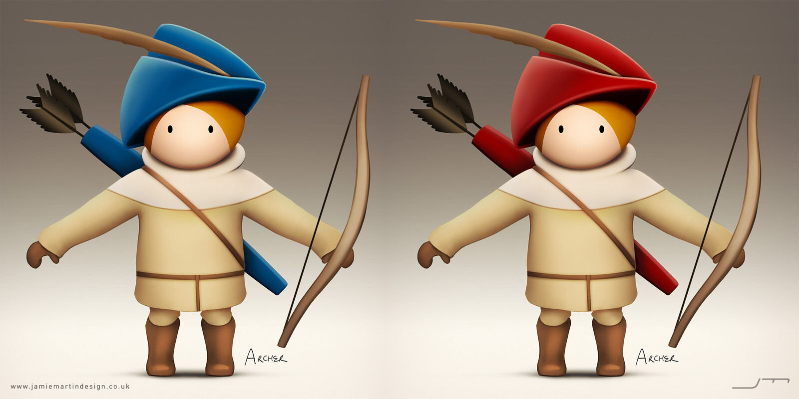 Jamie Martin - RTS - game characters - concept art