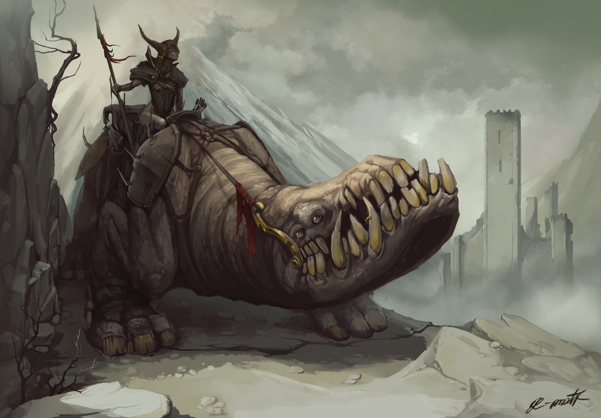 ArtStation - the rider