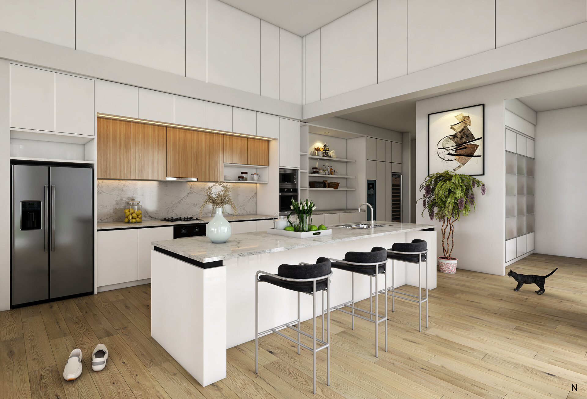 Neometrics - Kitchen LA House