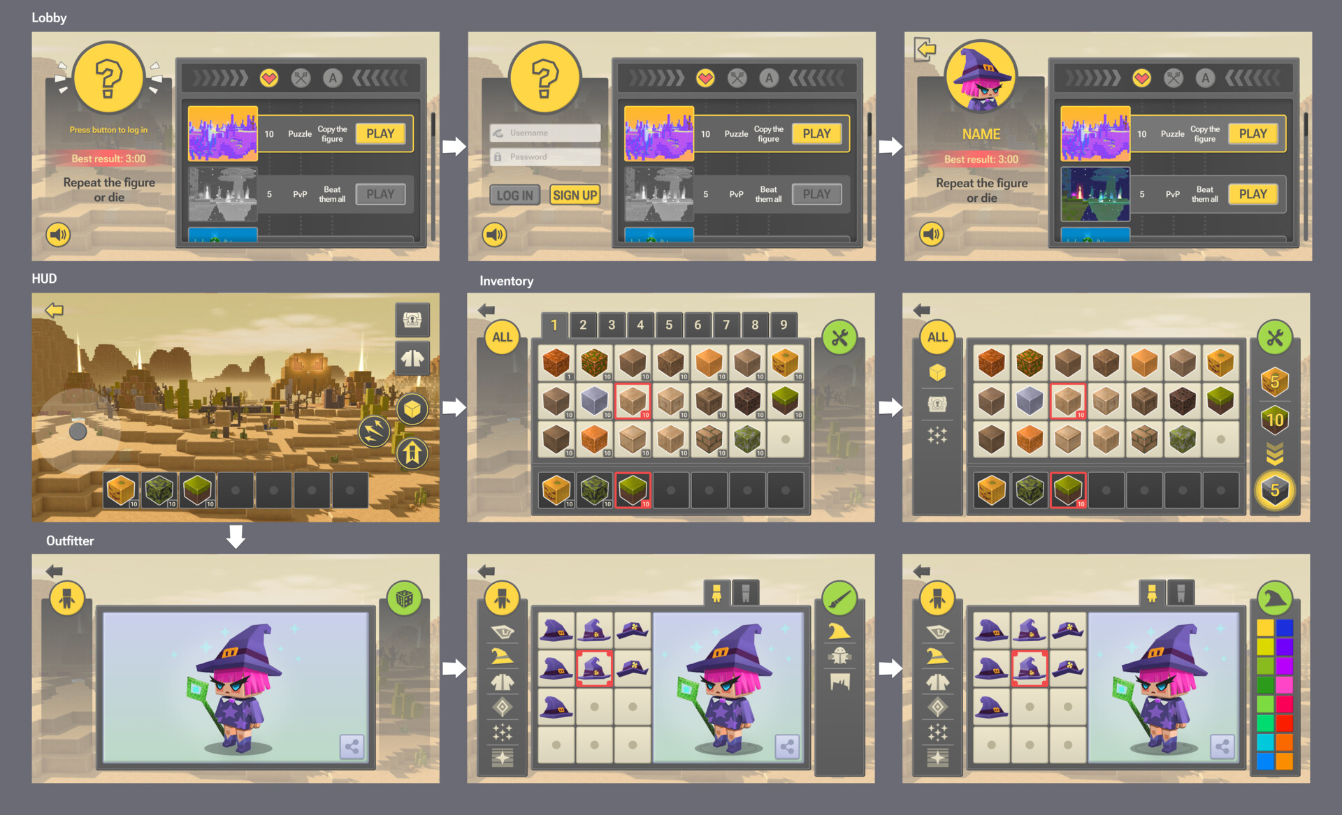 ArtStation - GUI prototype