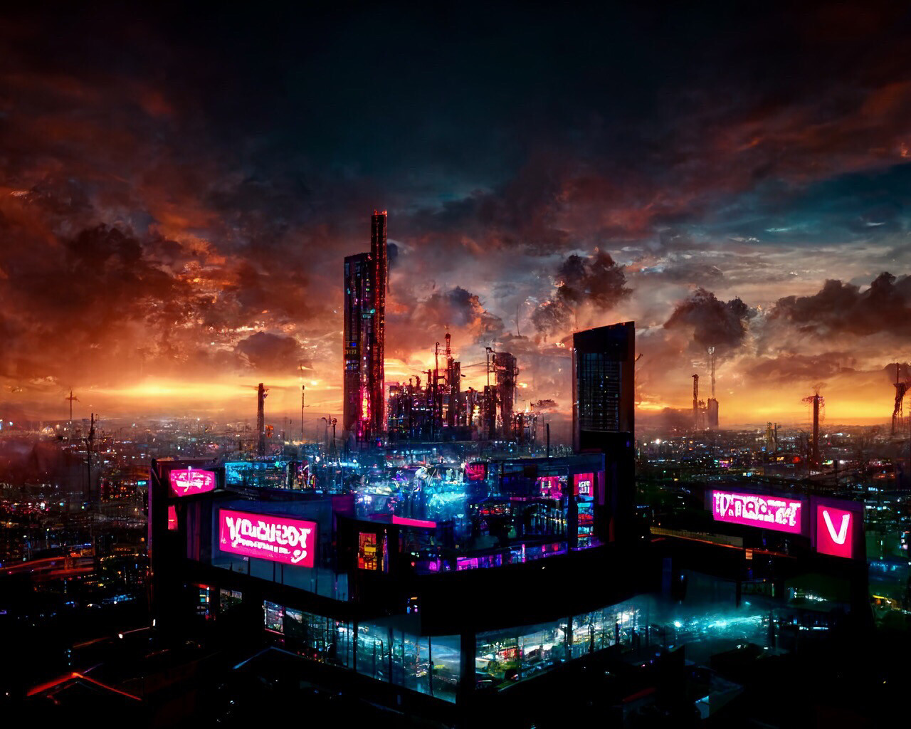 ArtStation - Cyberpunk World - Chap 1