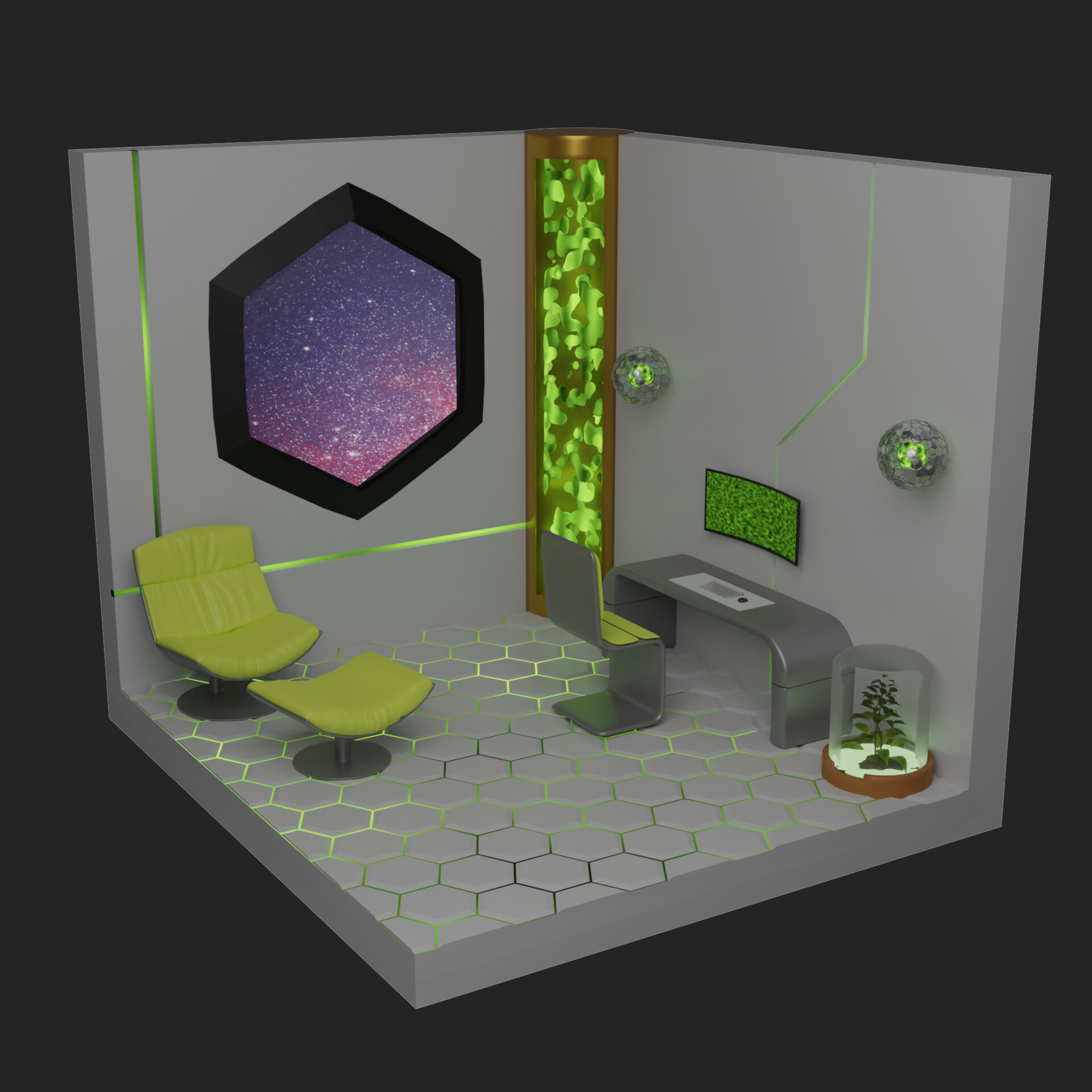 ArtStation - Alien Room