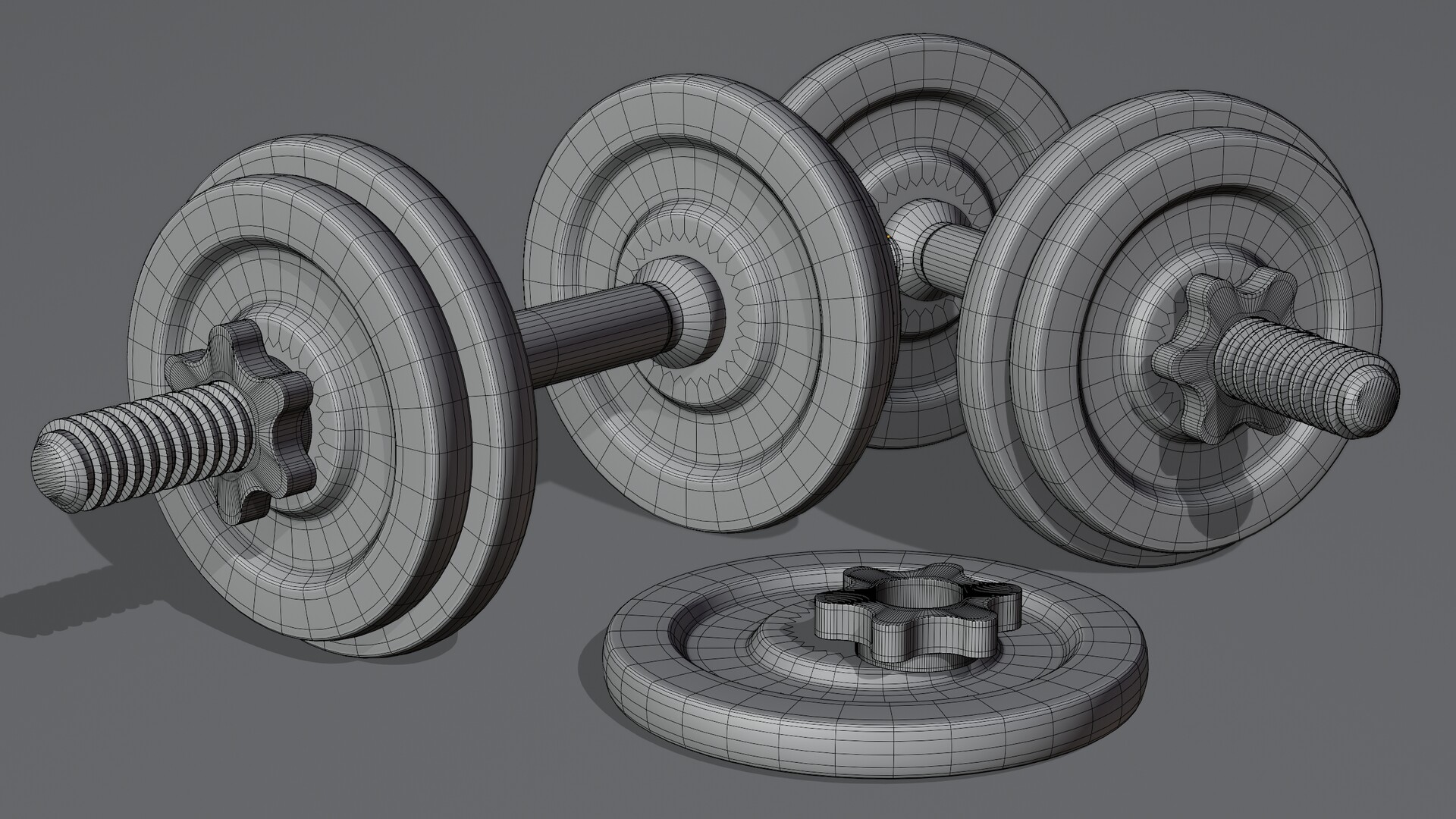 Ryan King - Dumbbell Weights (Blender Tutorial)