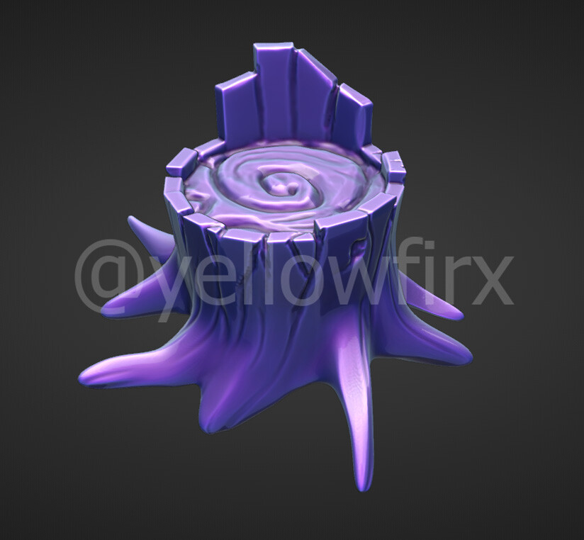 ArtStation - Tree Stump