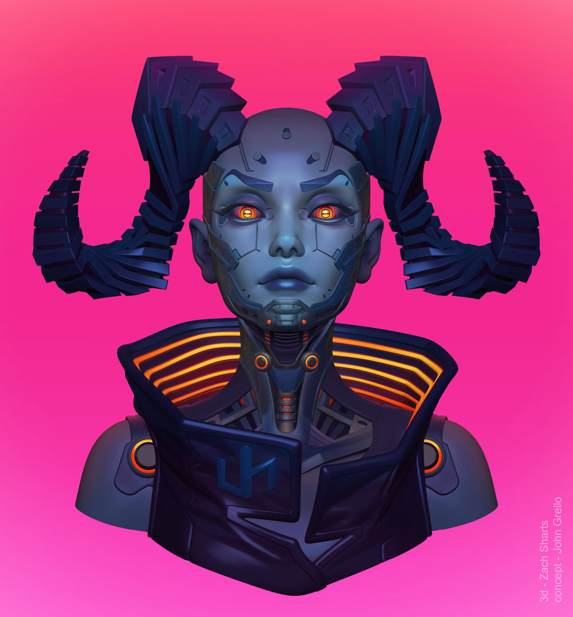 ArtStation - JHill Mega Challenge girl HP