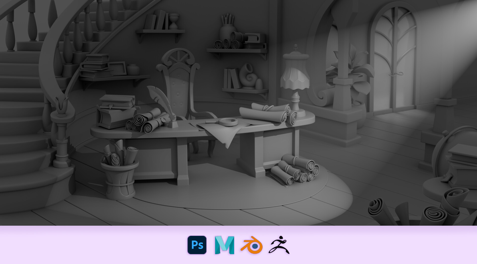 ArtStation - Study Room