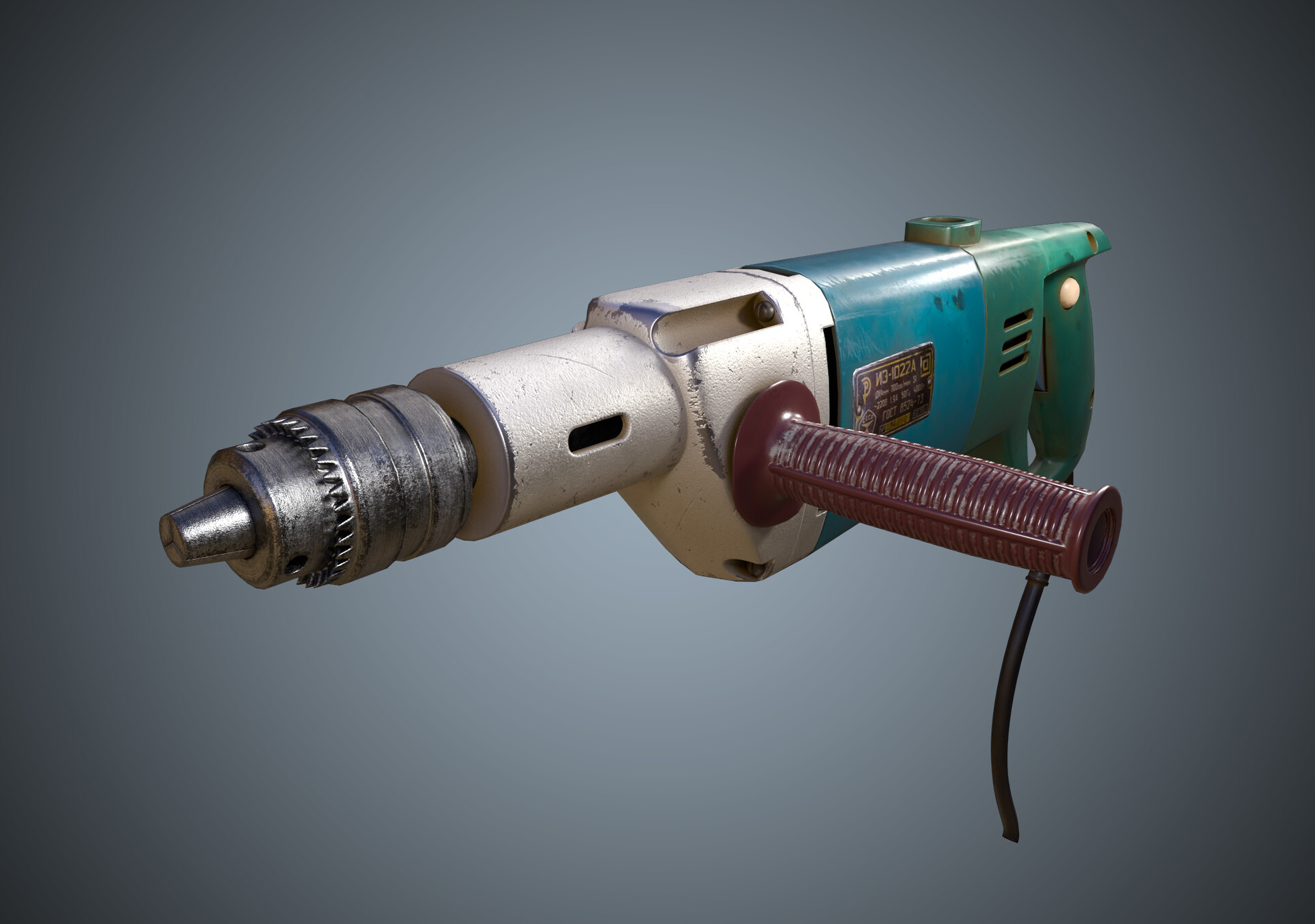 ArtStation - Old Electric Hand Drill