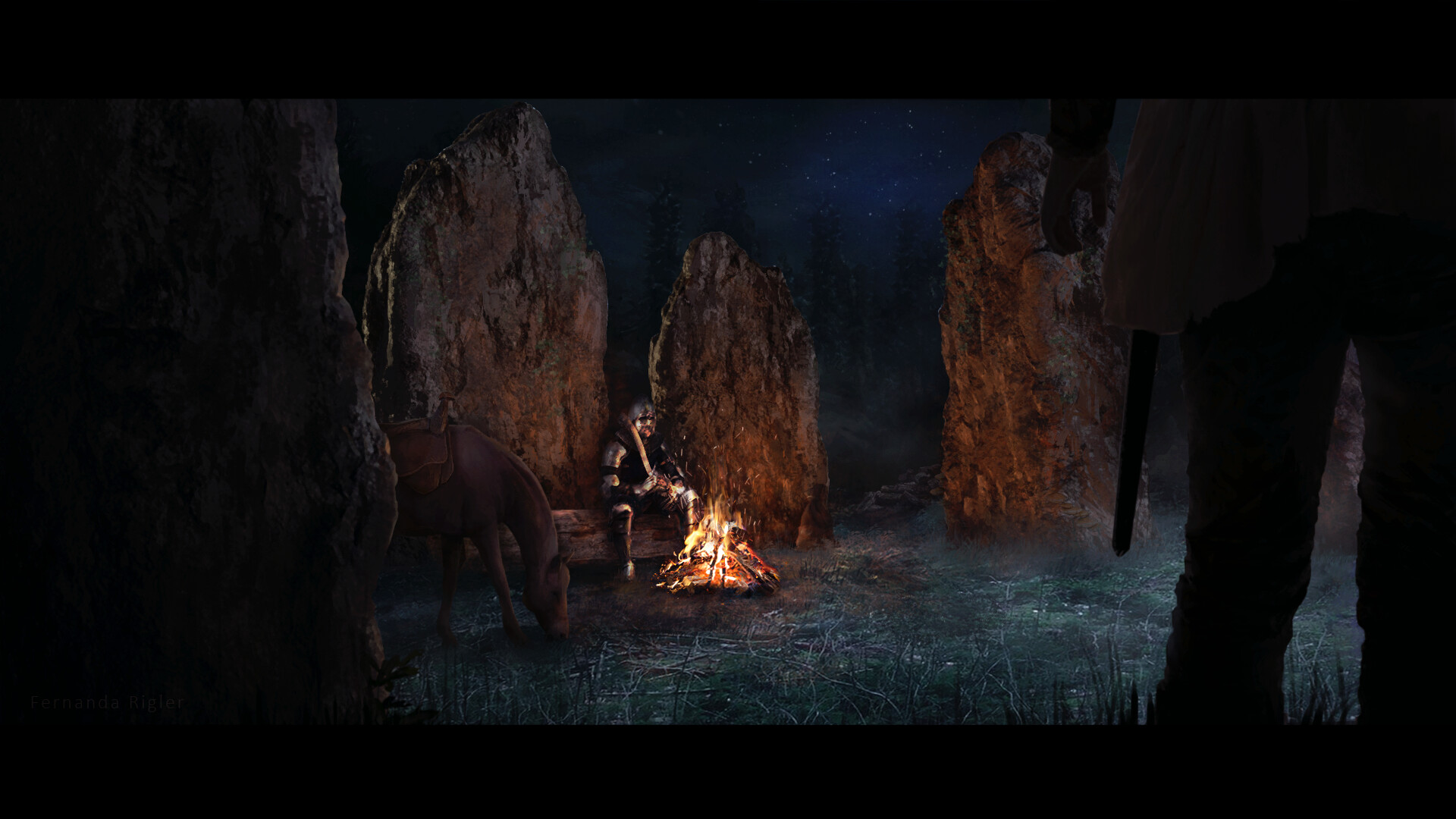 ArtStation - Bonfire