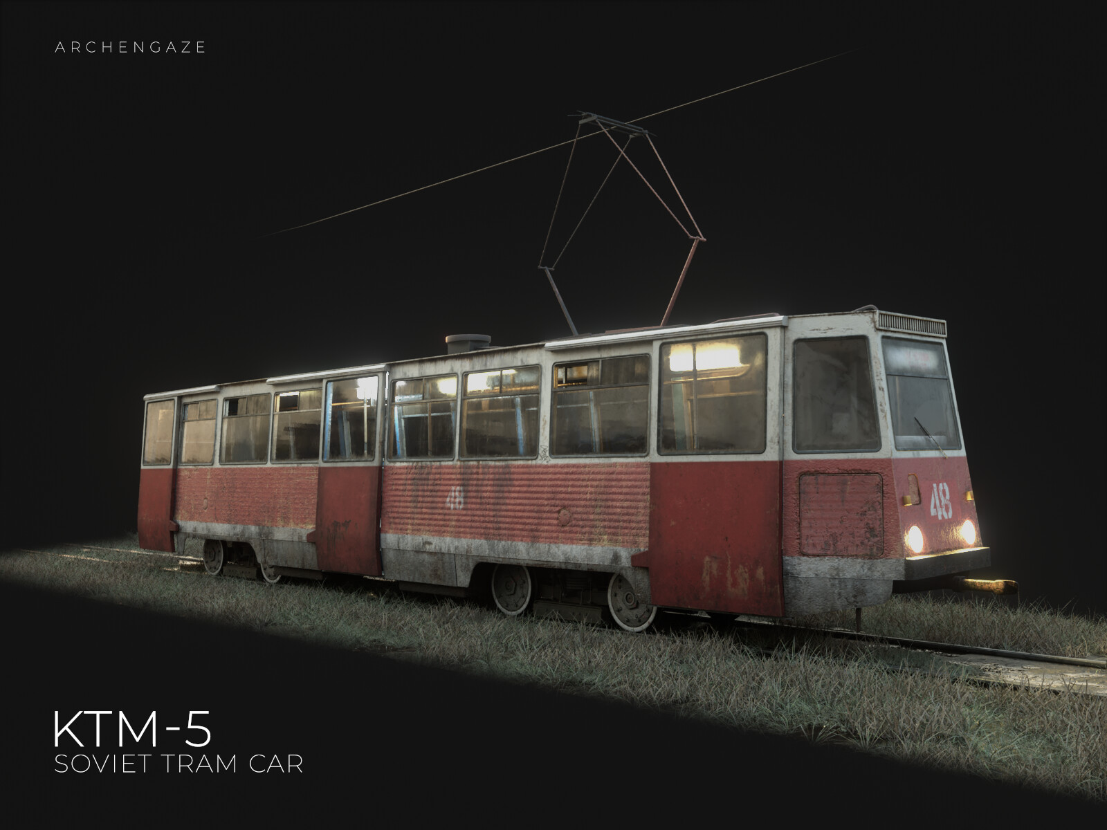 ArtStation - Soviet Tram | KTM-5