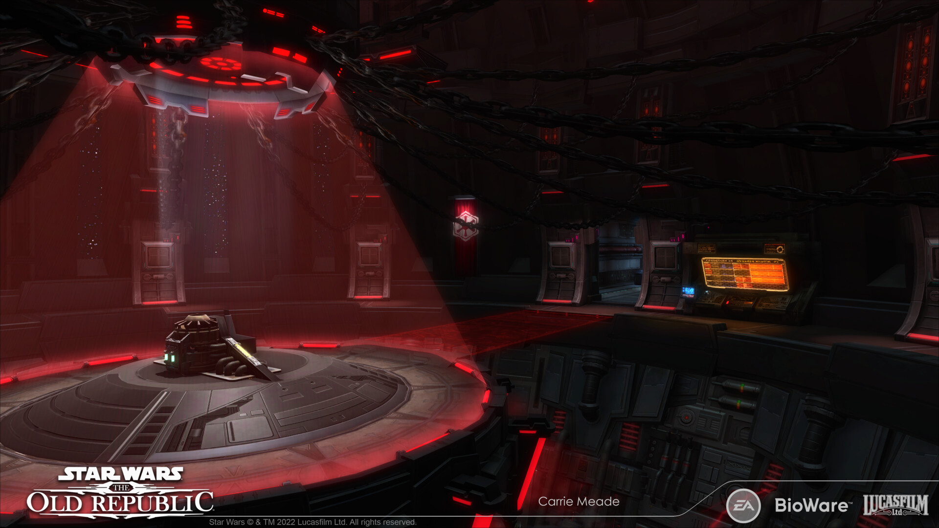 ArtStation - SWTOR Malgus Prison Room