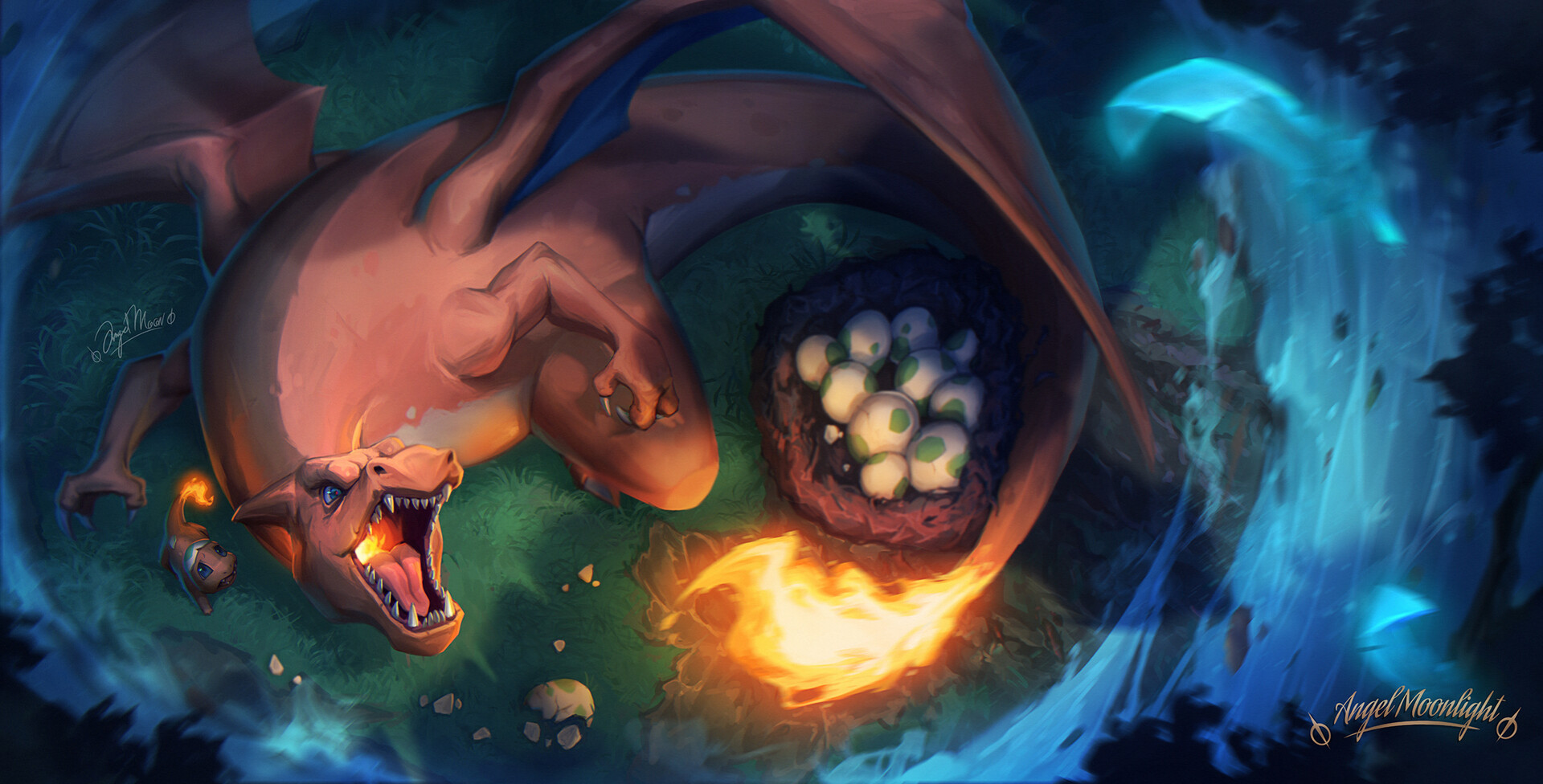 ArtStation - Pokemon Fan Illustrations