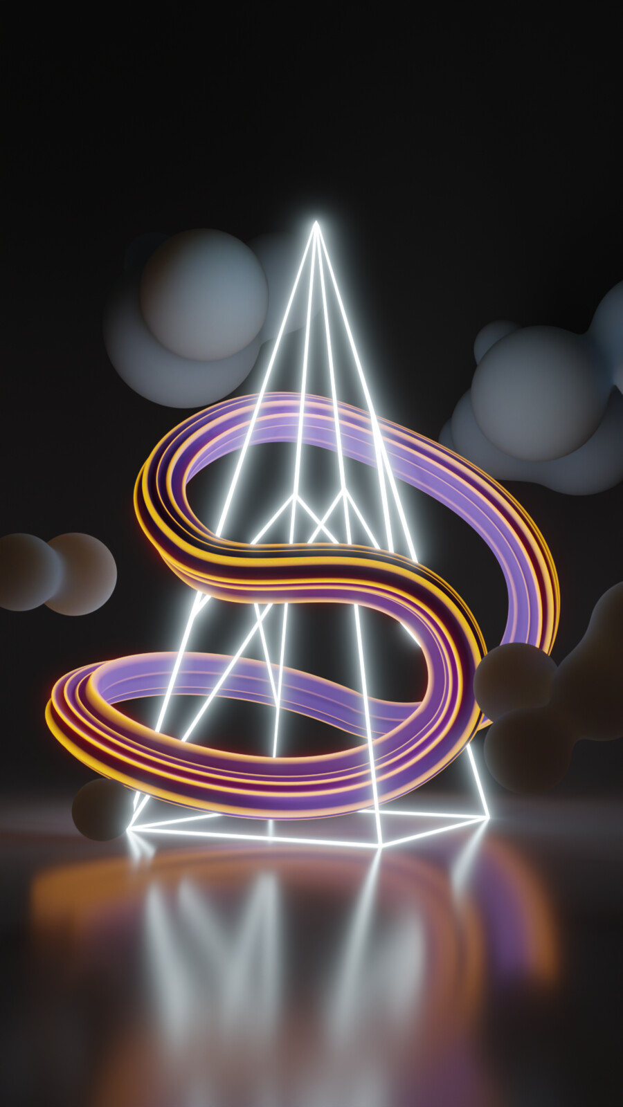 Innowise - Abstract motion design geonodes modelling