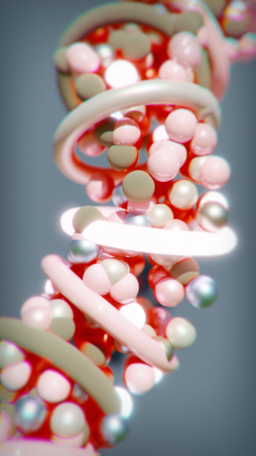 Innowise - Abstract motion design geonodes modelling