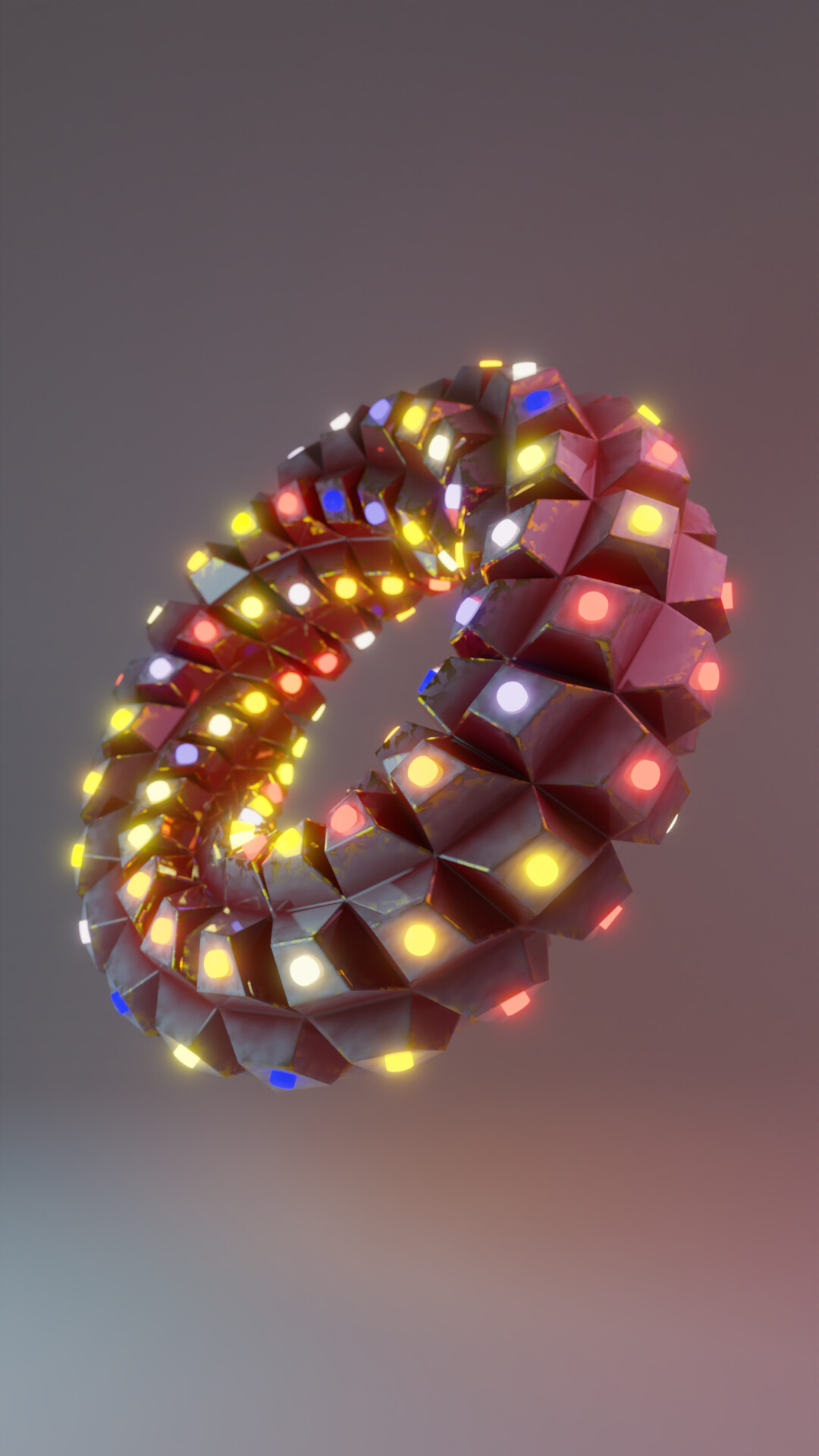 Innowise - Abstract motion design geonodes modelling