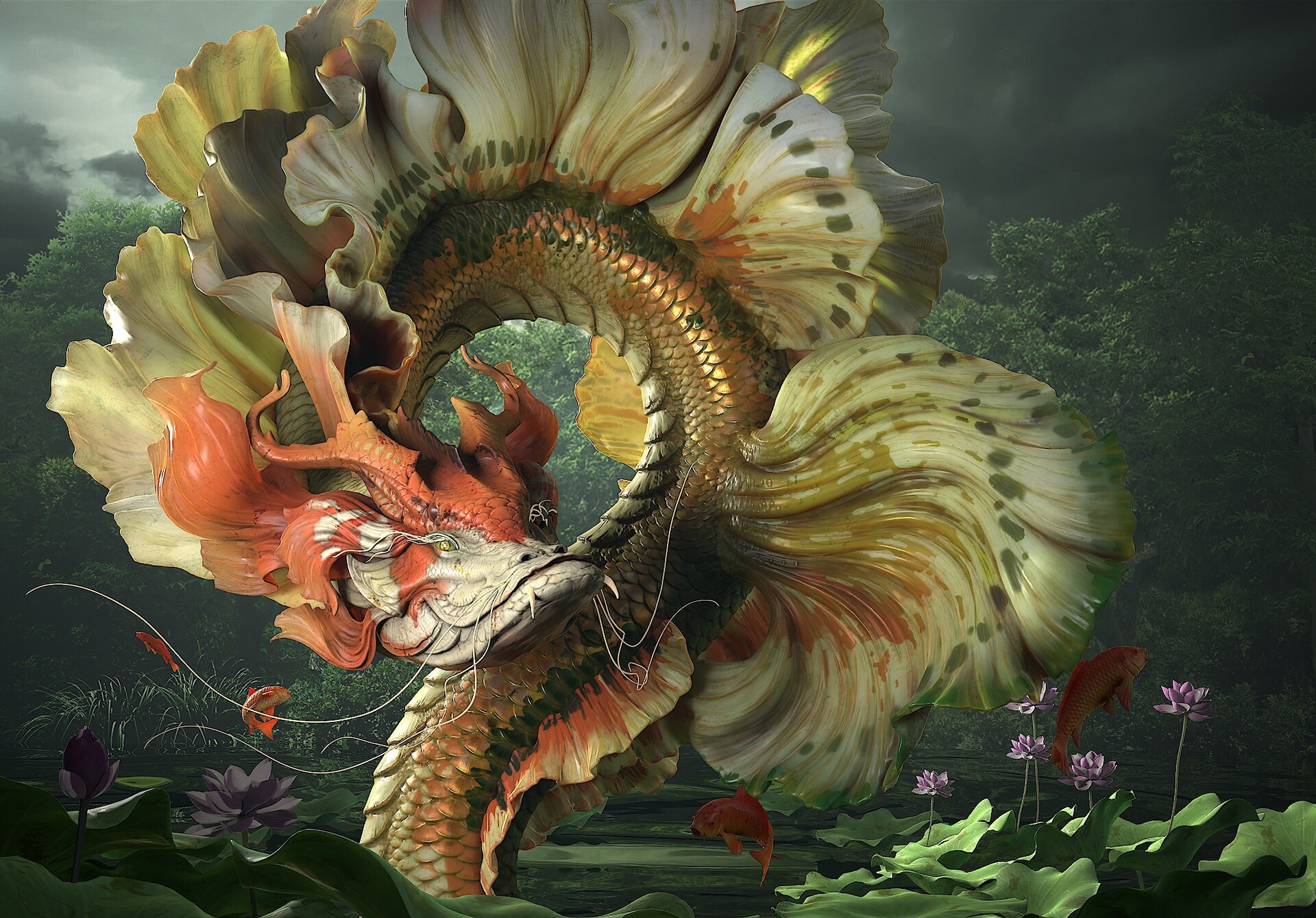 ArtStation - The God of the River