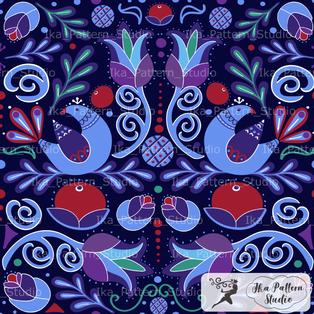 ArtStation - Folk birds