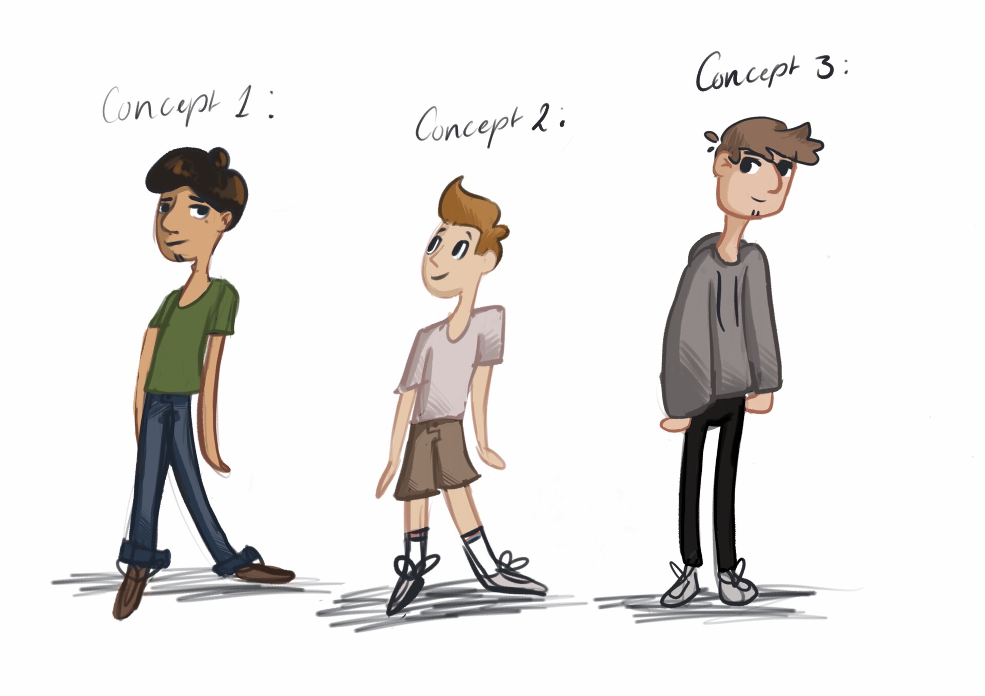 ArtStation - "Life worth living" Main Character (Scrapped) Concept Art ...