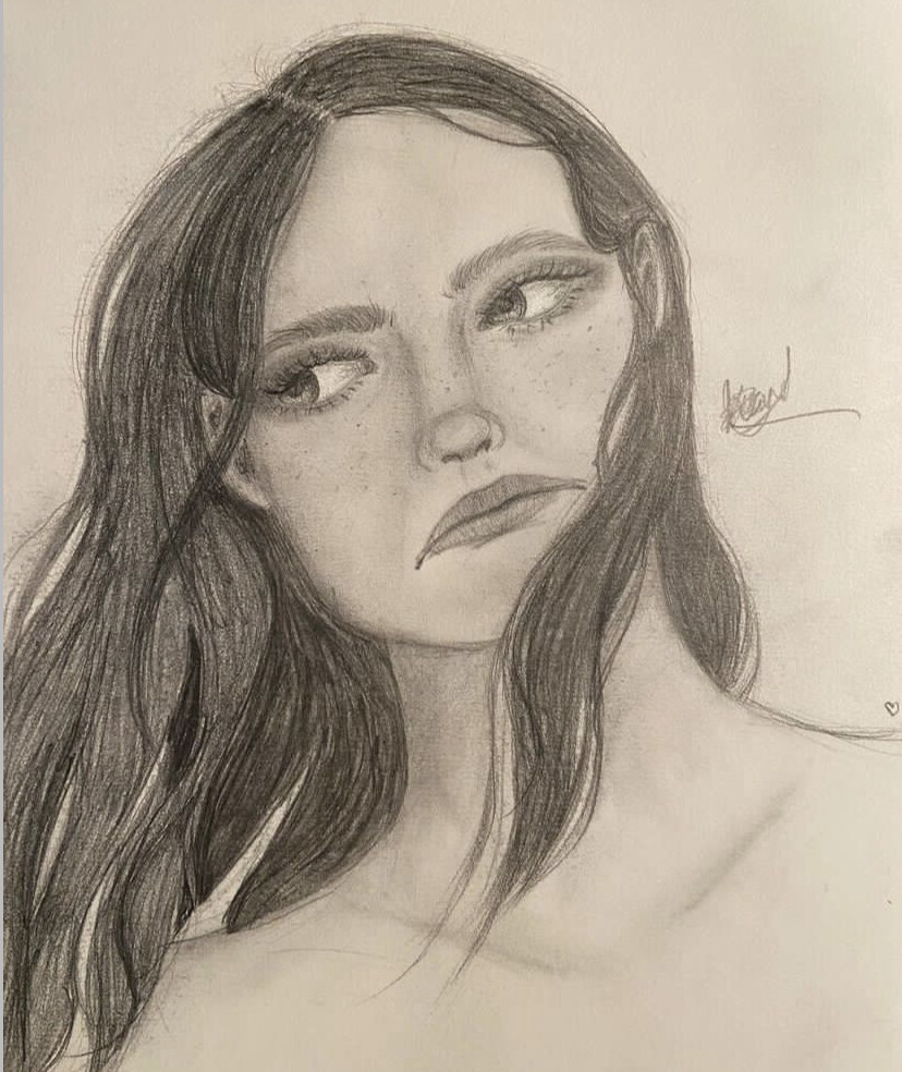 Ellie Ward - Female Model Drawings