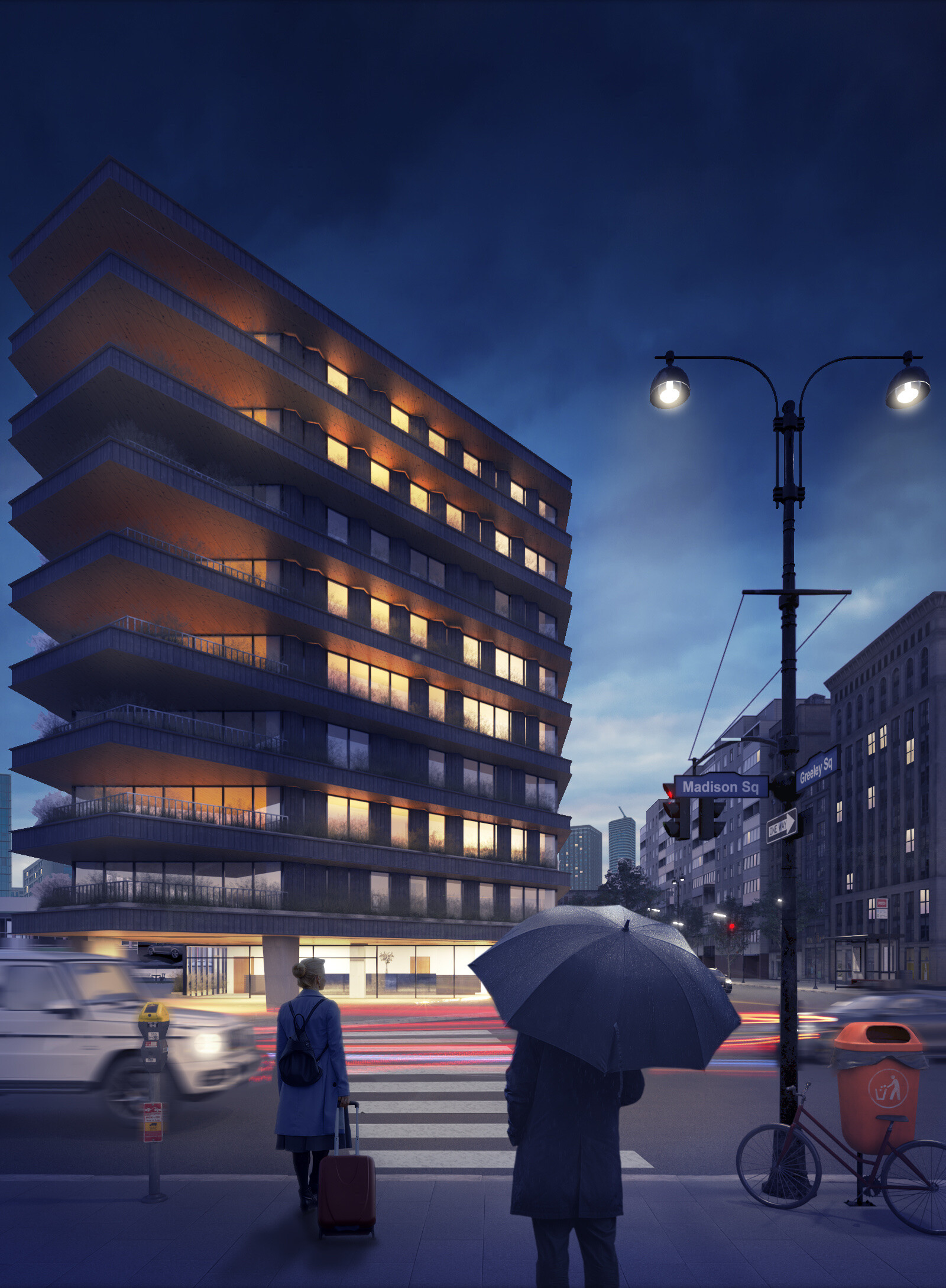 ArtStation - Cityscape Dusk