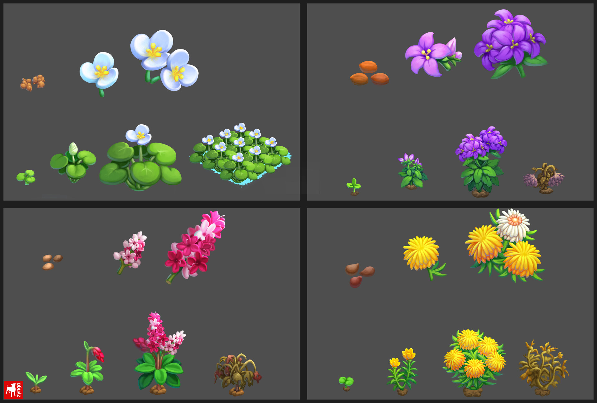 ArtStation - Flower project art work