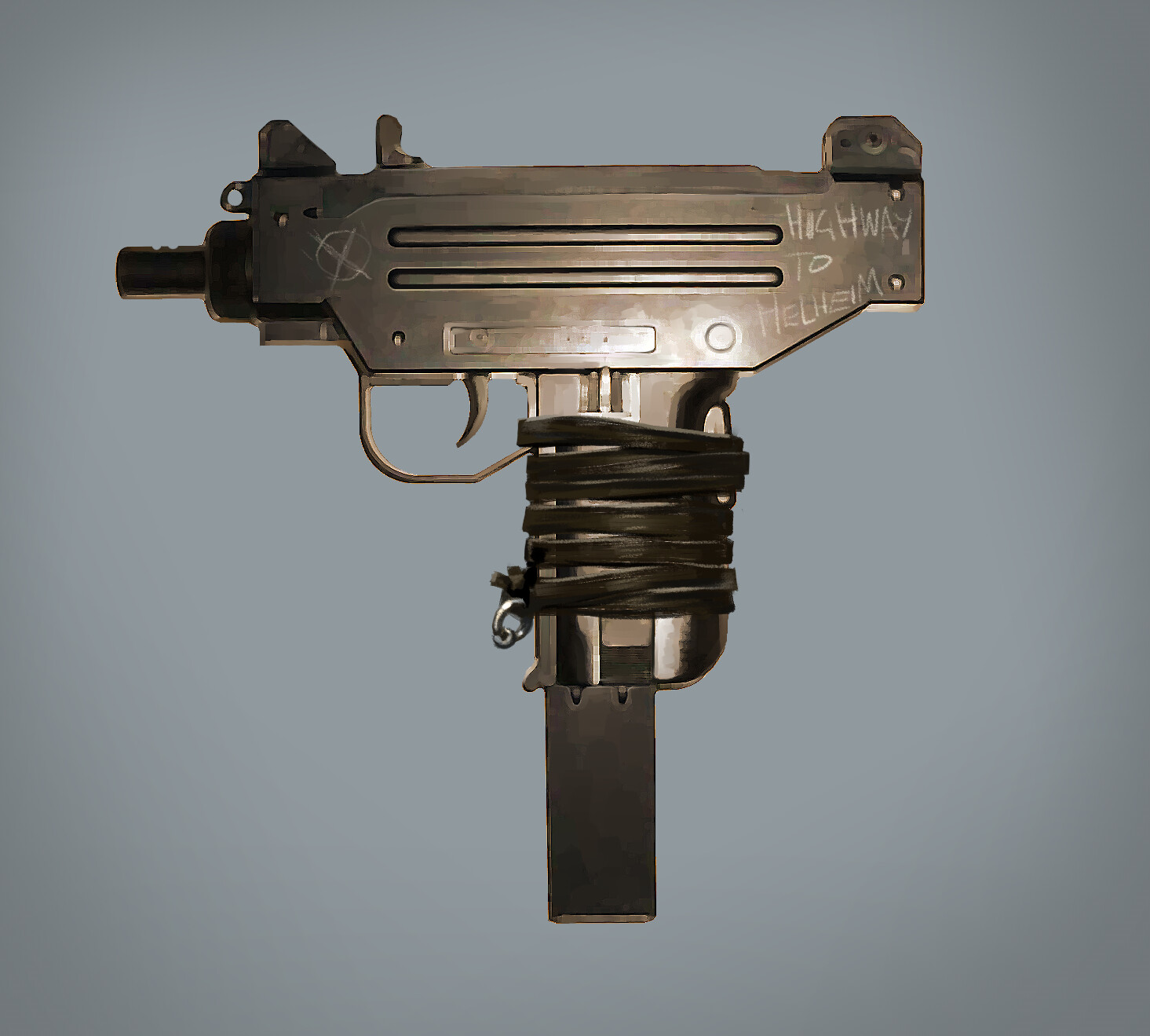 ArtStation - Weapon concept. Uzi